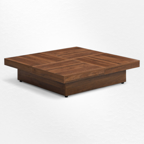Ivy Bronx Block Coffee Table With Storage | Wayfair