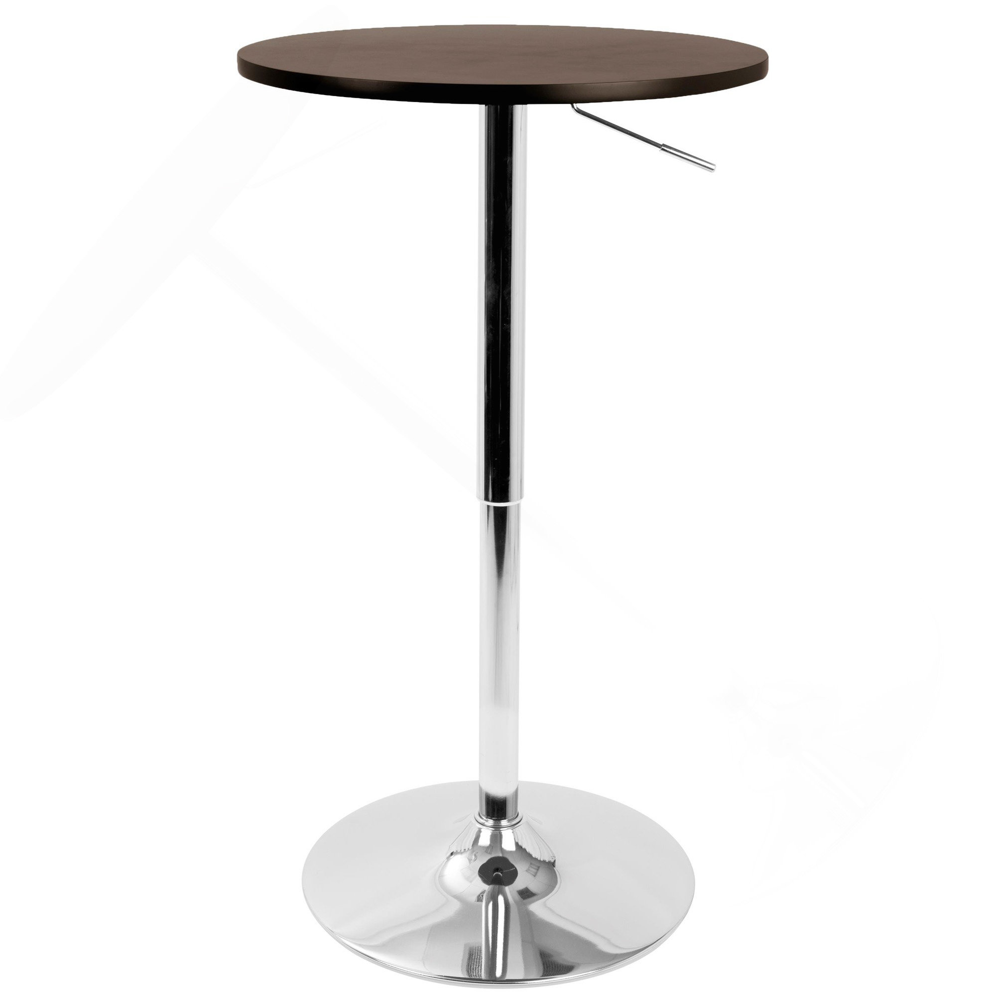 Wrought Studio™ Adjustable Contemporary Bar Table In Brown By ...