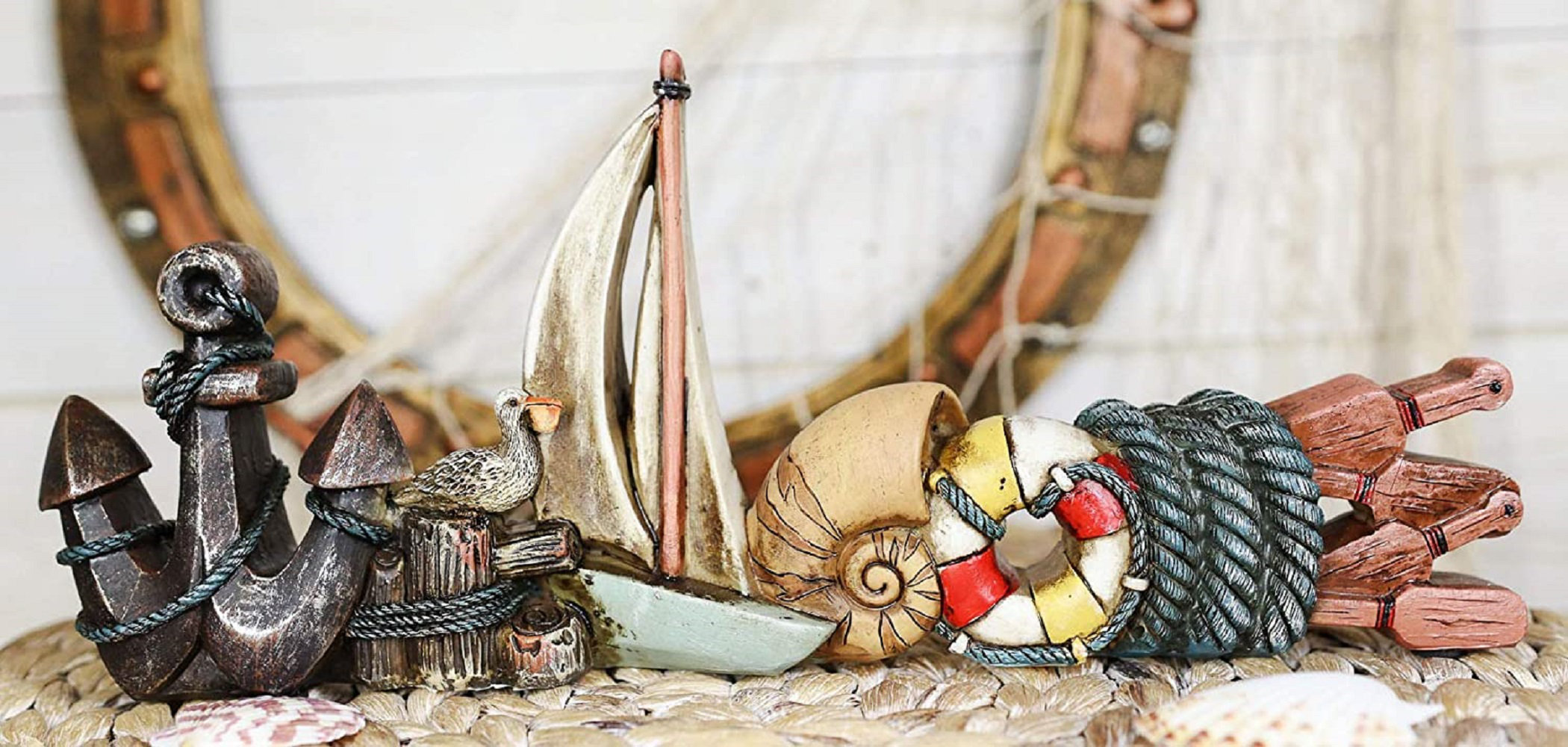 Rosecliff Heights Buchan Nautical Marine Sailboat Anchor Pelican ...