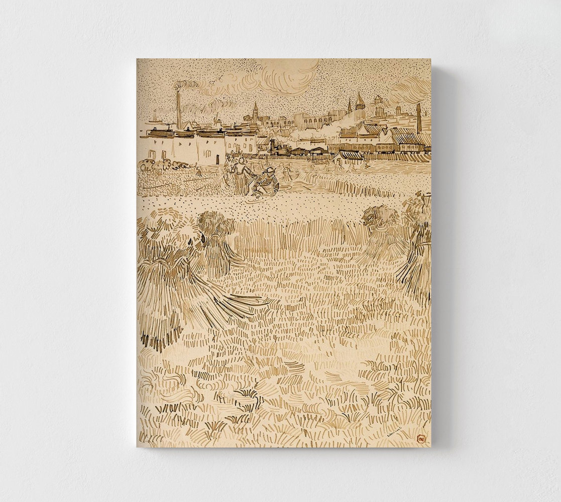 WeFrameArt Arles: View From The Wheatfields By Vincent Van Gogh, Field ...