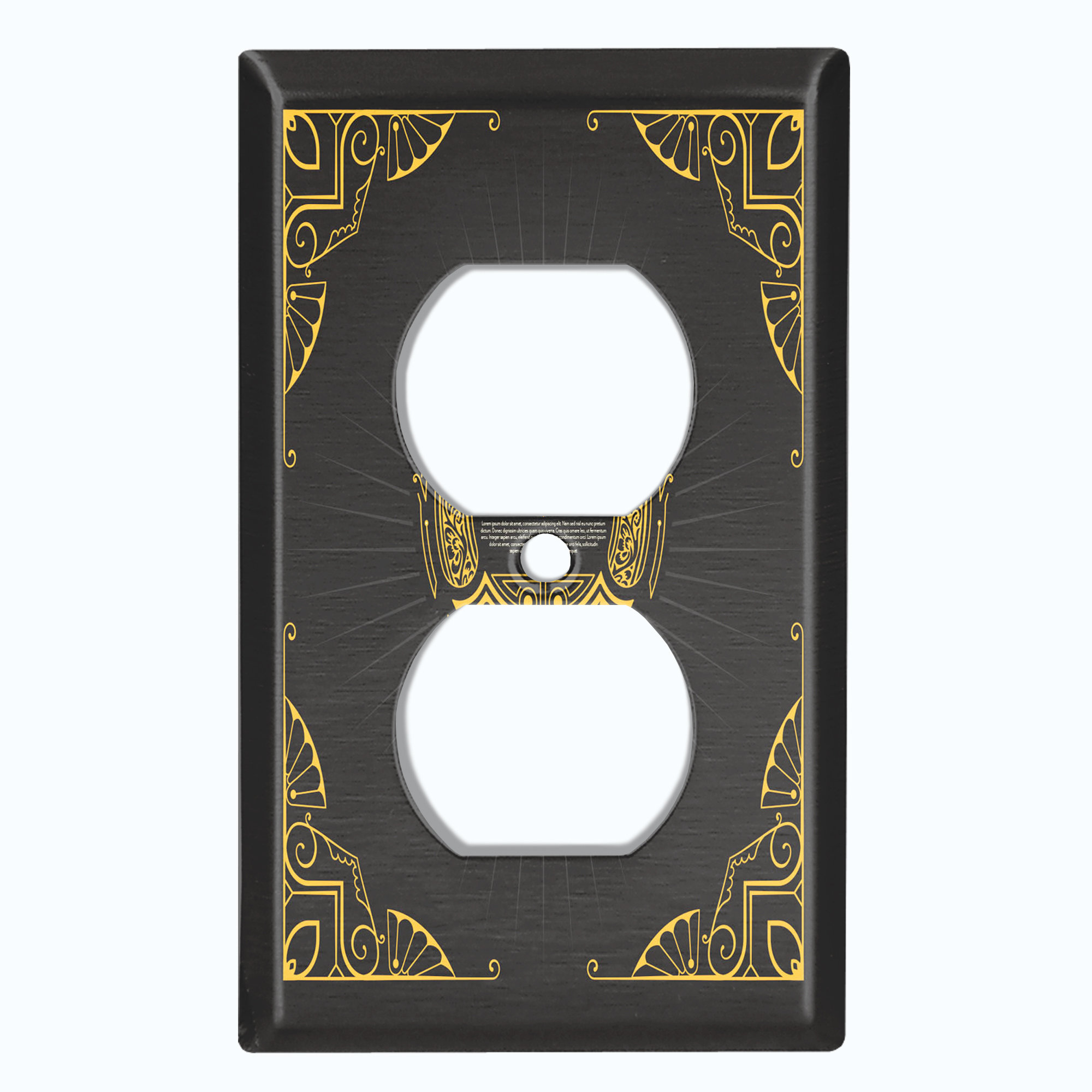 WorldAcc 2-Gang Duplex Outlet Wall Plate | Wayfair
