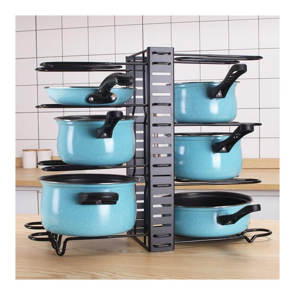Mint Pantry® Metal Rectangle Countertop / Cabinet Pot Rack | Wayfair
