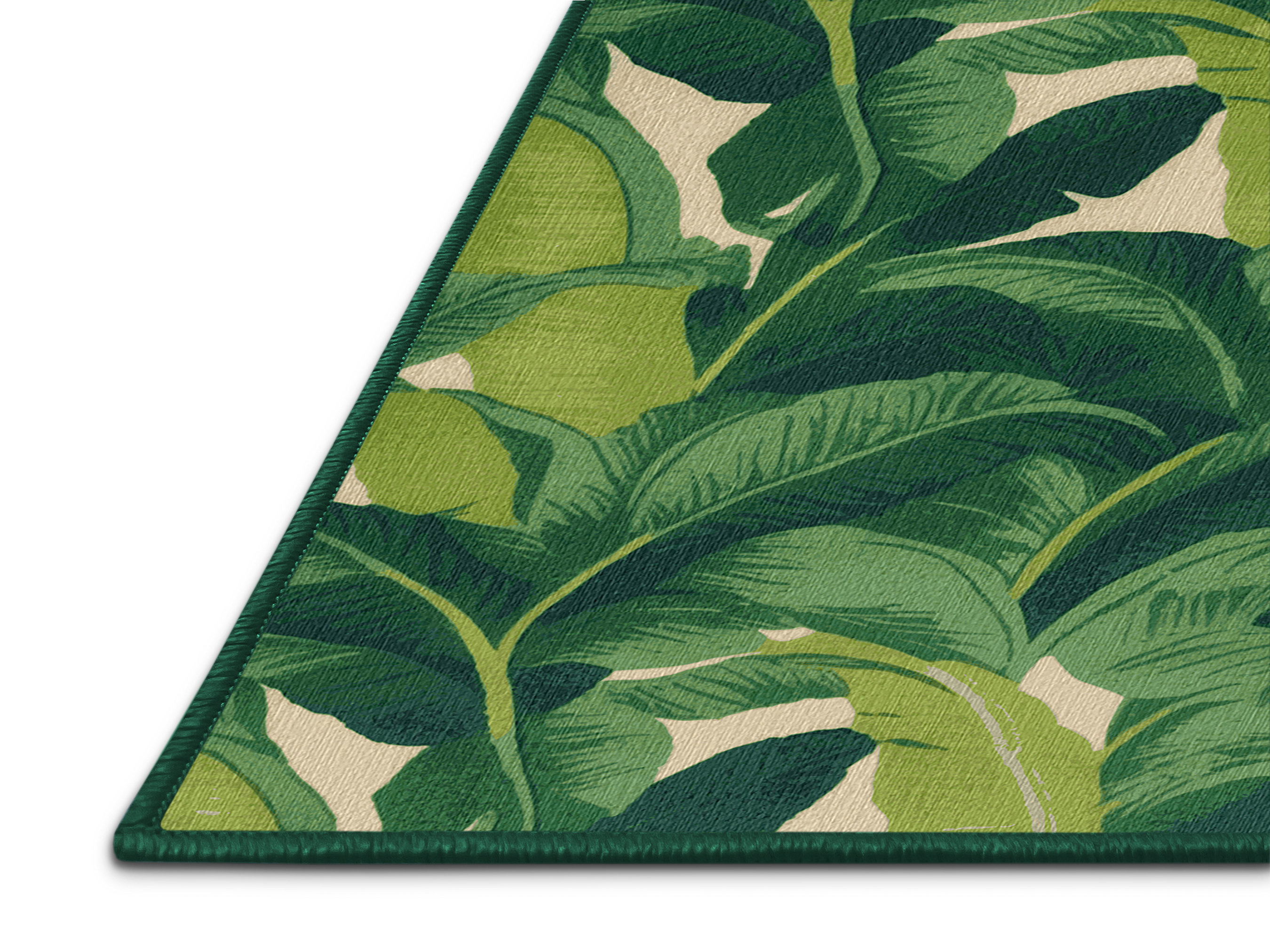 Bayou Breeze Washable Banana Plants Hawaiian Area Rug | Wayfair