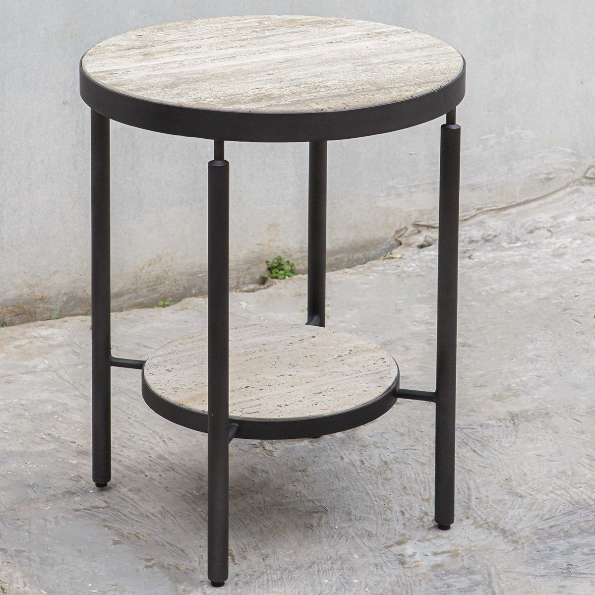 17 Stories Irvington Stone End Table | Wayfair
