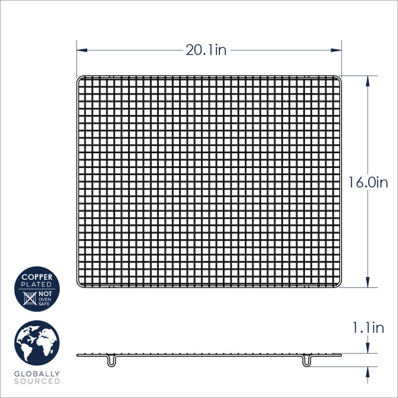 Nordic Ware Jumbo Copper Cooling Grid | Wayfair