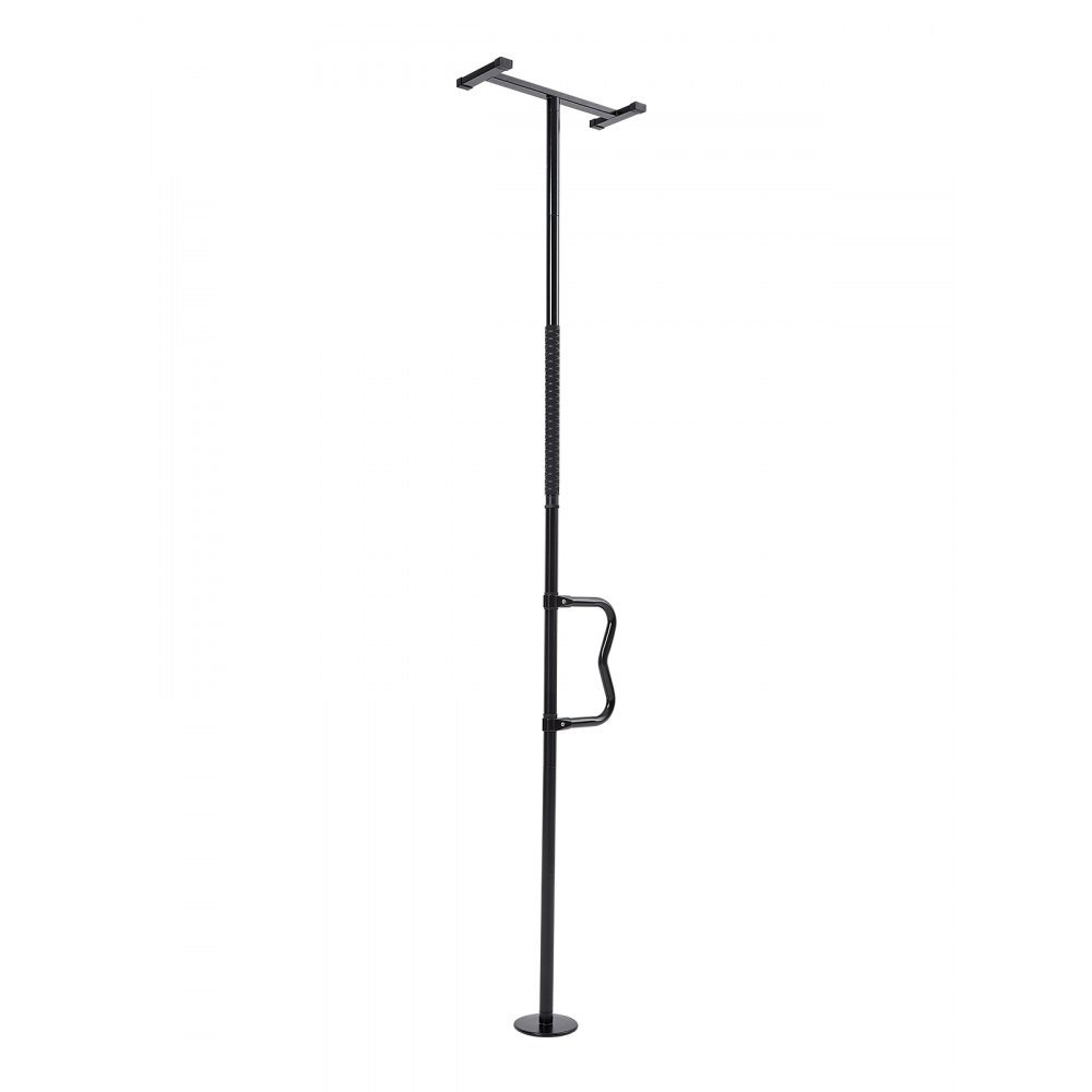 VEVOR Floor-to-Ceiling Transfer Pole, Tension Mounted Bathroom Grab Bar ...
