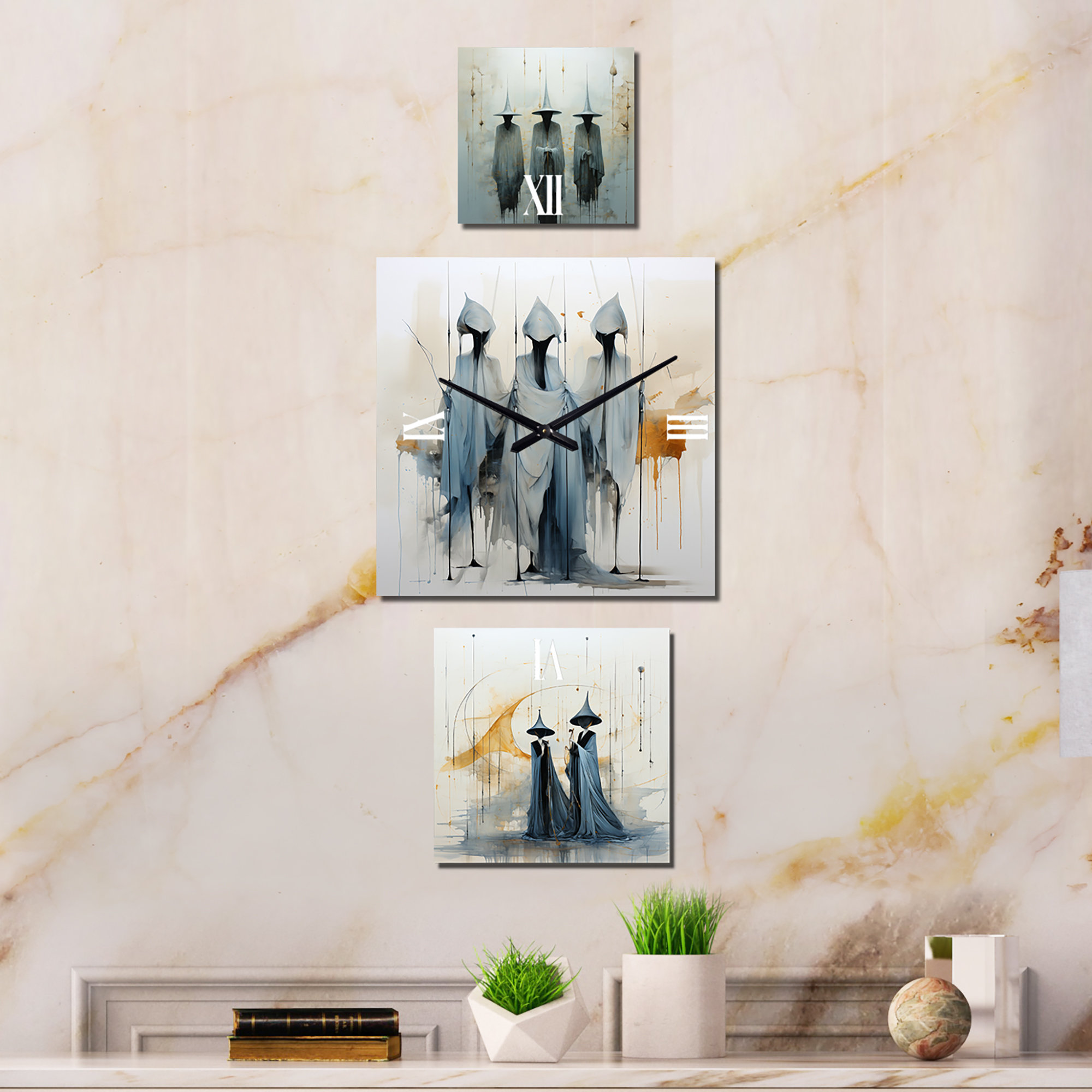 Ivy Bronx Madelief Metal Wall Clock | Wayfair