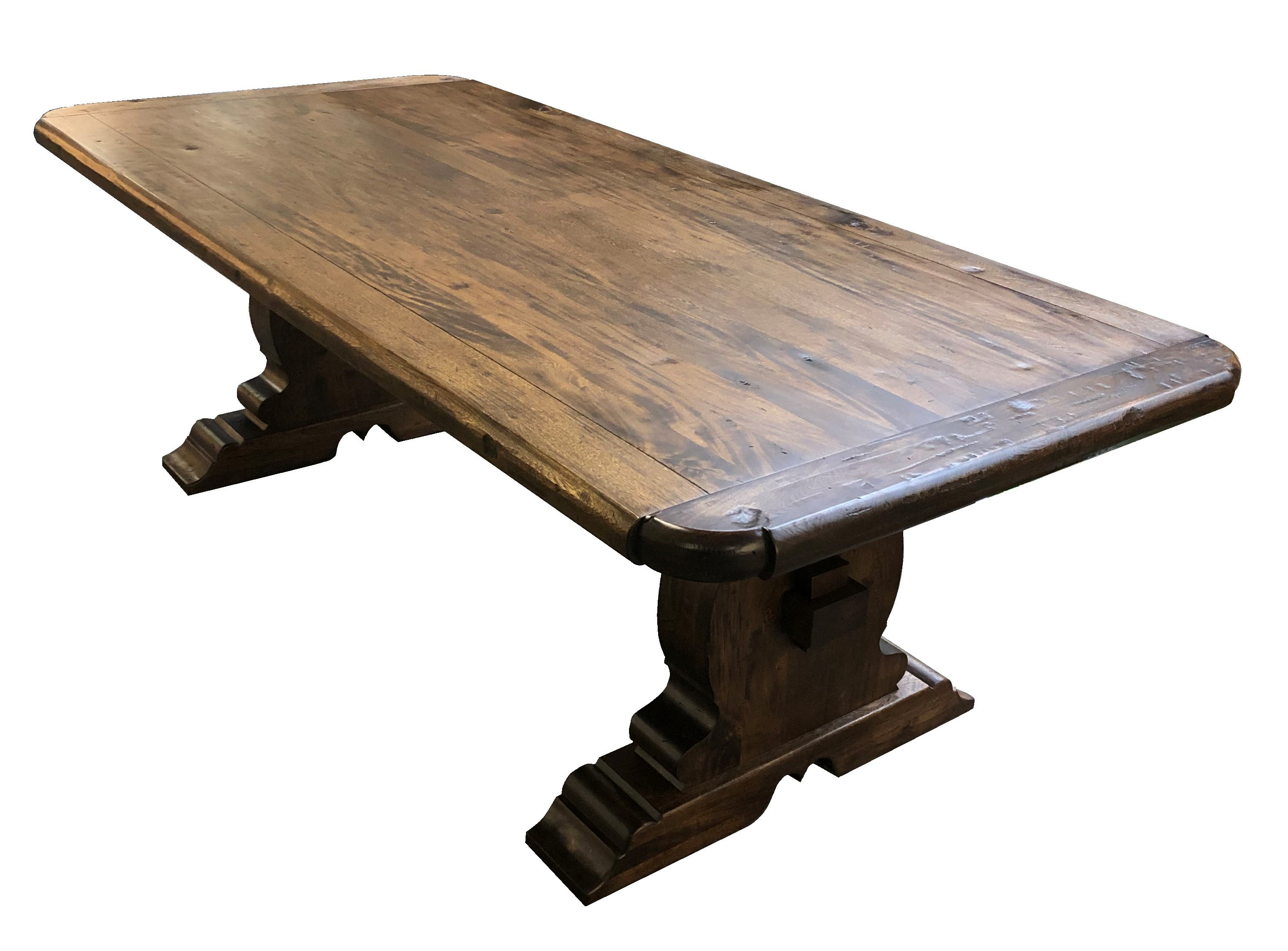 Regis Patrick Collection Bellegarde 43" Solid Wood Rosa Morada Dining ...