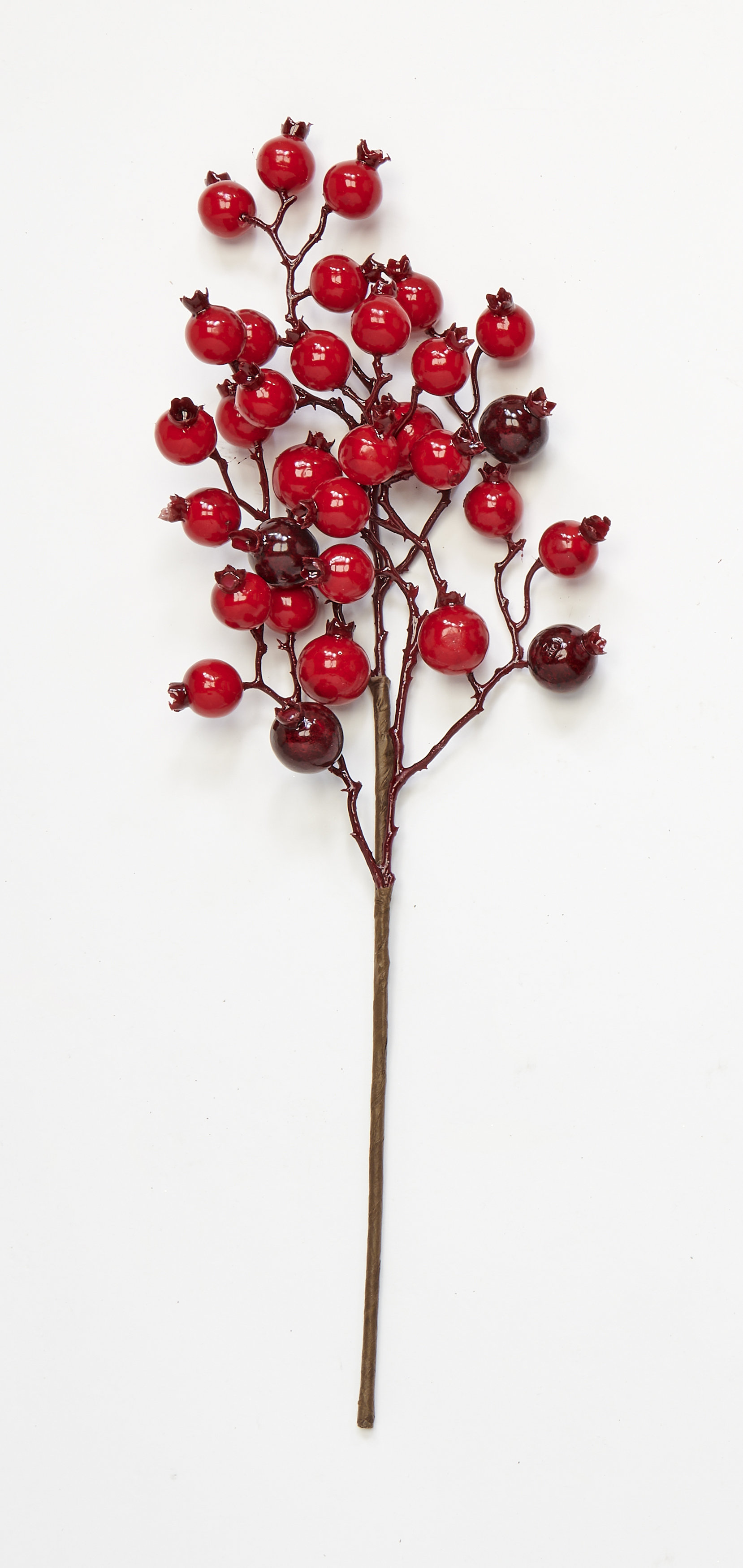 Primrue 17" Red Berries Spray | Wayfair