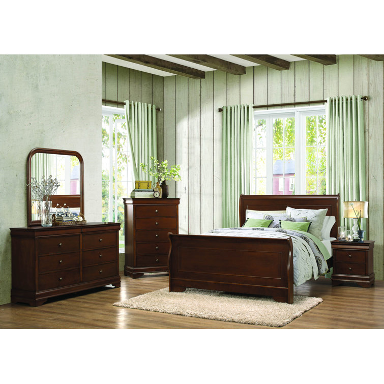 Alcott Hill® Alivia Solid Wood Piece Bedroom Set & Reviews | Wayfair