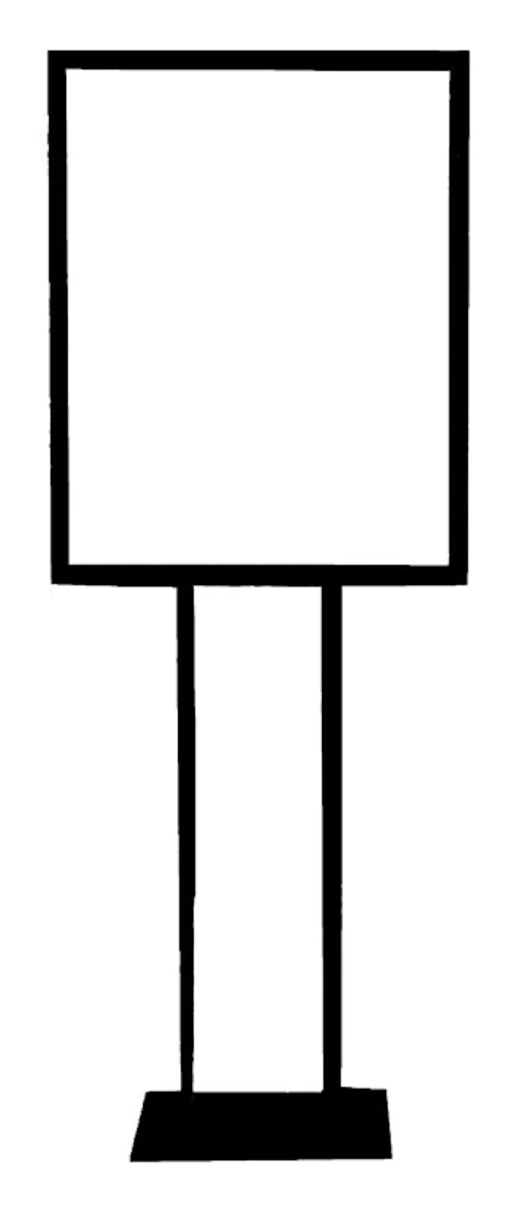 WFX Utility™ Metal A-Frame Sign Holder | Wayfair