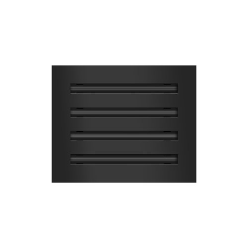 Texas Buildmart BUILDMART - 10x8 Black Modern AC Vent Cover - Standard ...