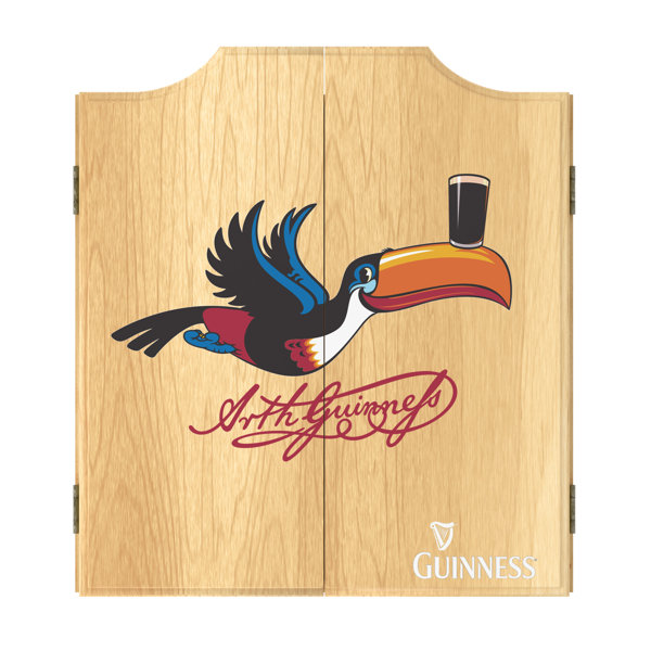 Trademark Global Guinness Toucan Dartboard and Cabinet Set & Reviews ...