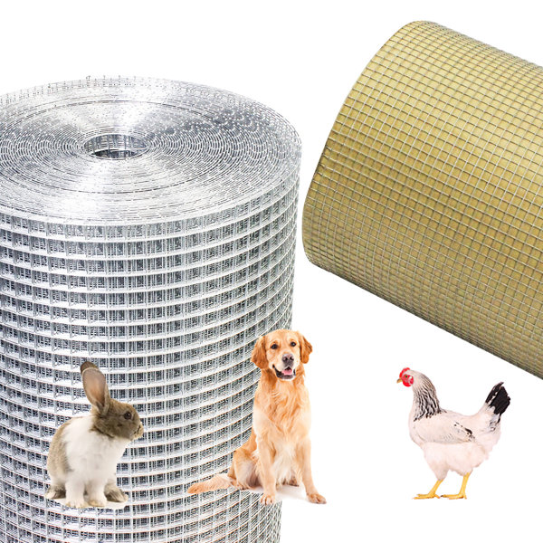 JUFU 48inx100ft Multi-Purpose Wire Mesh Fencing for Farms and Gardens ...