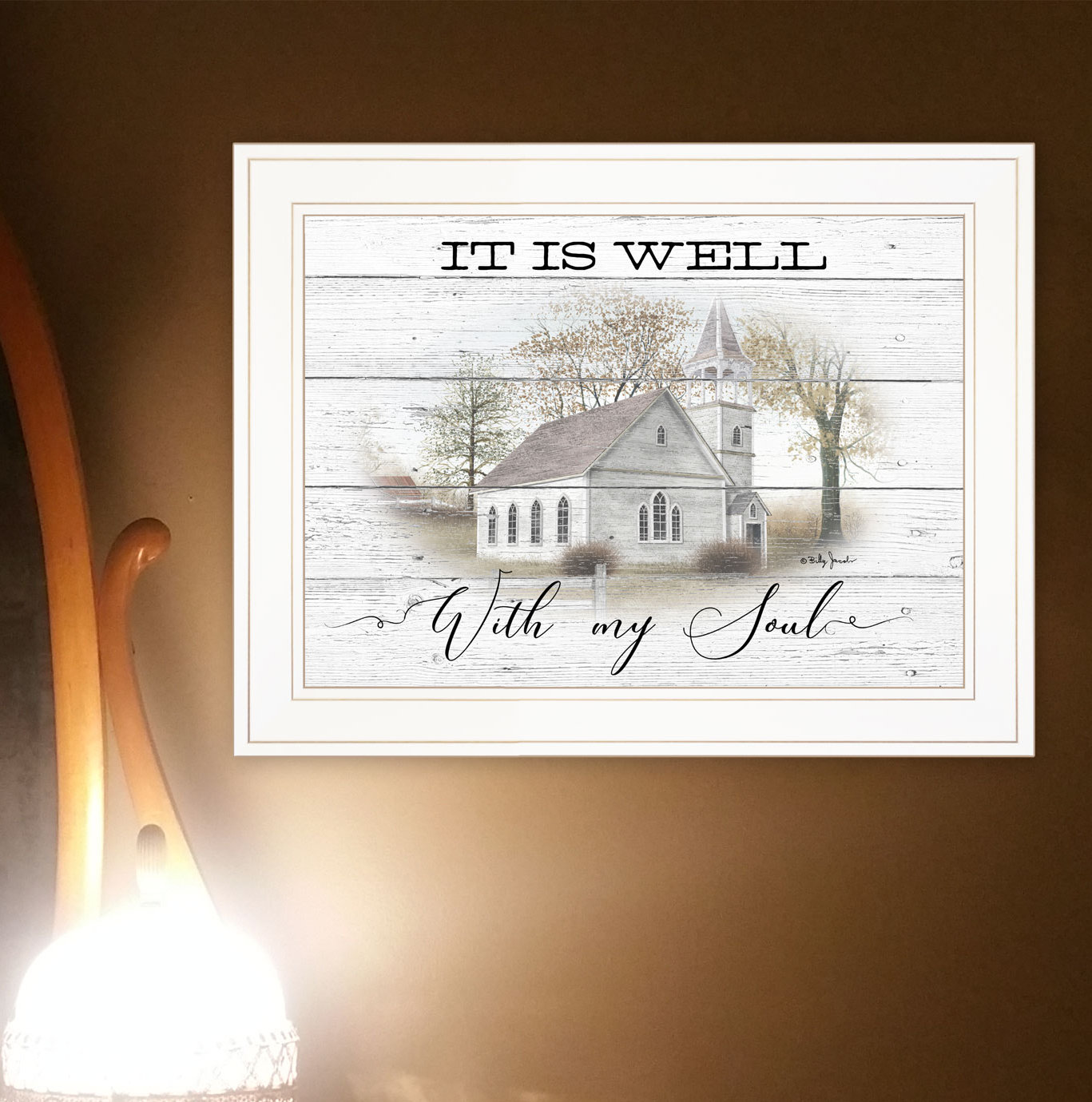 August Grove It is Well Framed Wall Art for Living Room, Home Wall ...