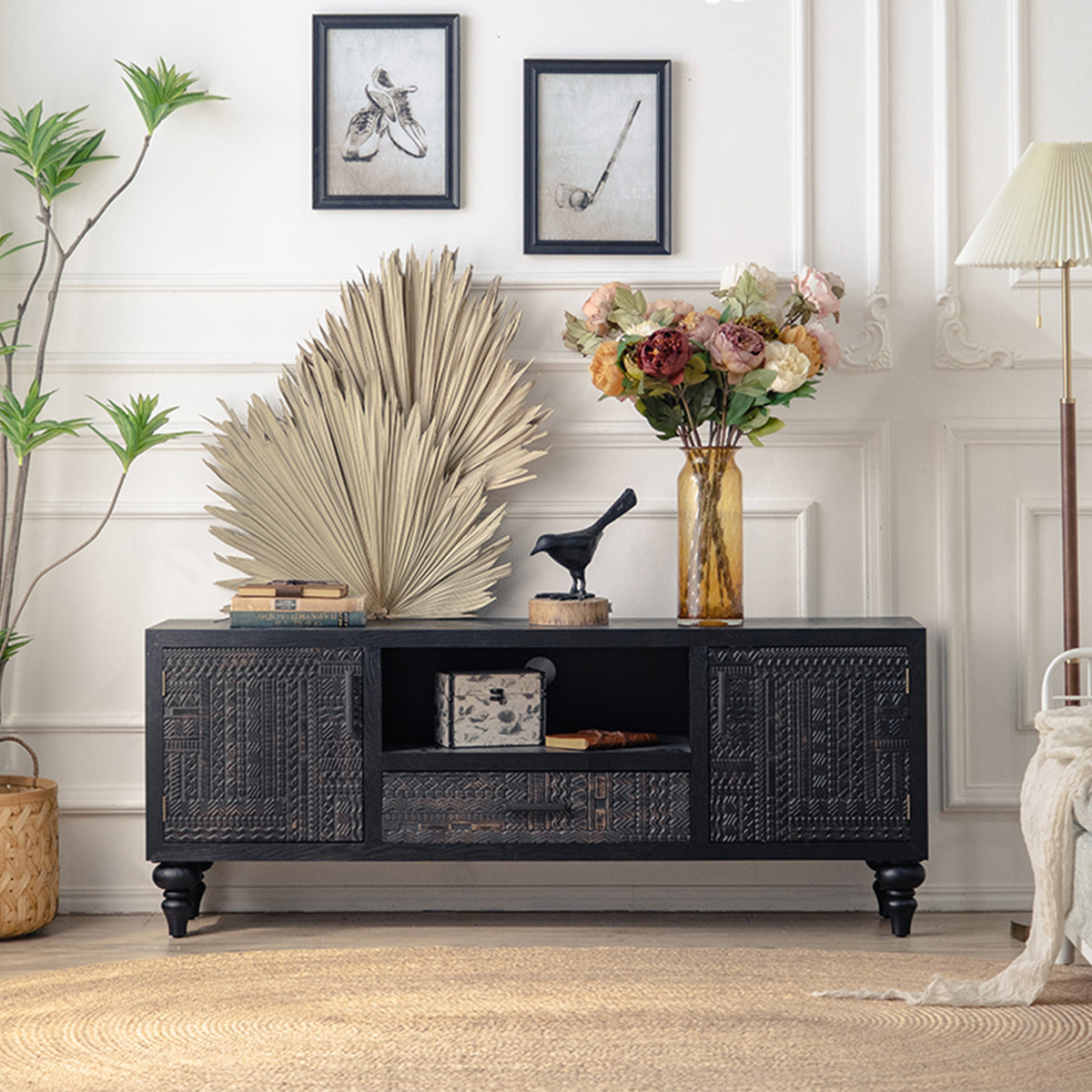 Dainty Table 59.84'' Media Console | Wayfair