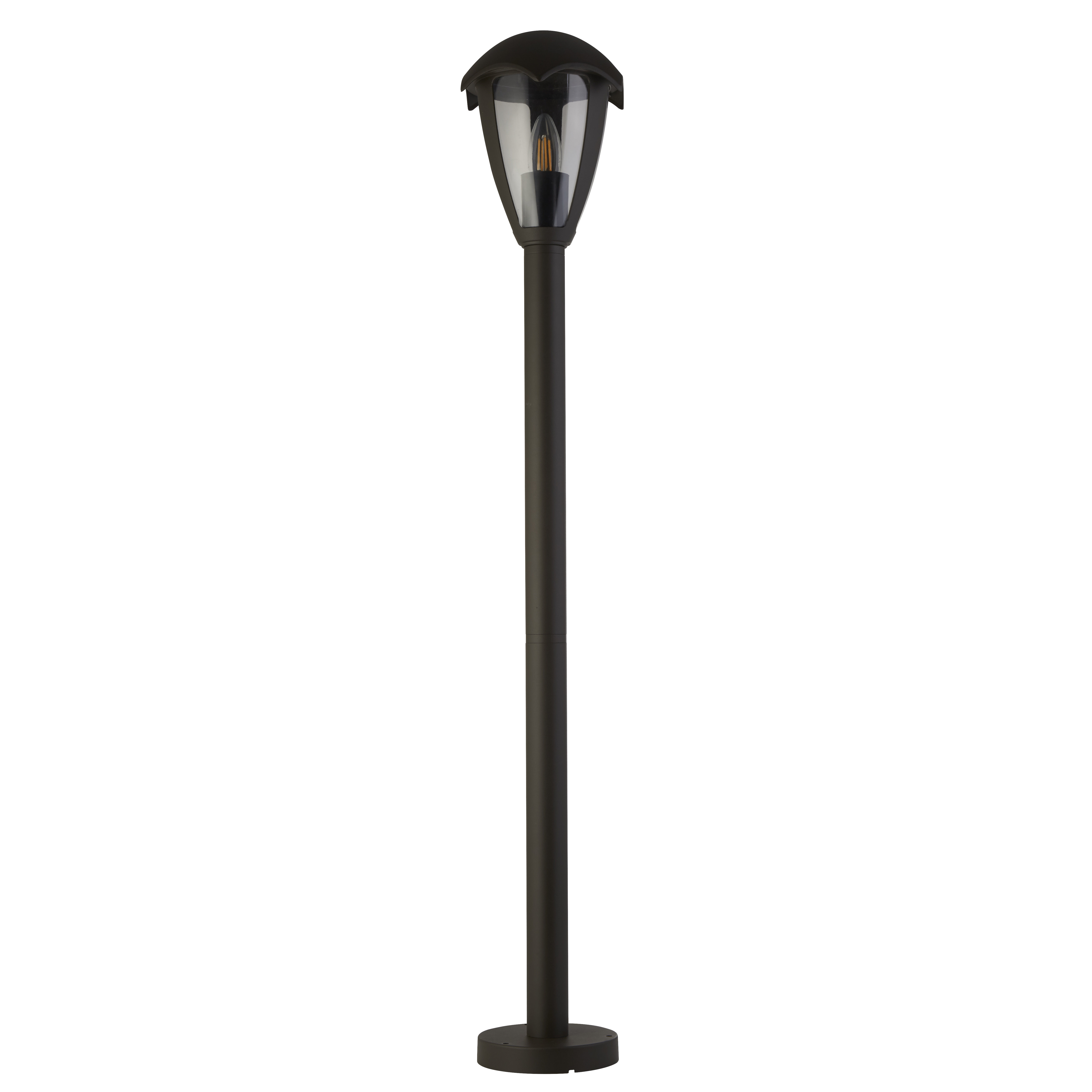 17 Stories Grizzly Black 97Cm H Hardwired Lamp Post | Wayfair.co.uk