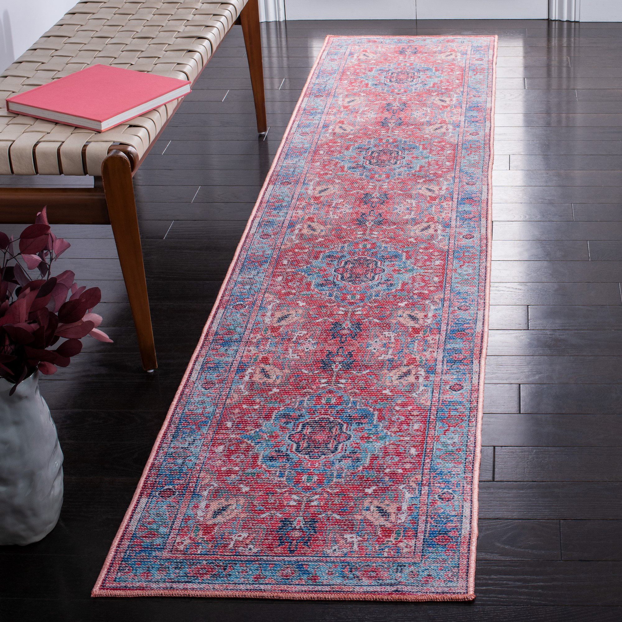 Bungalow Rose Judine Performance Machine Washable Oriental Rug | Wayfair