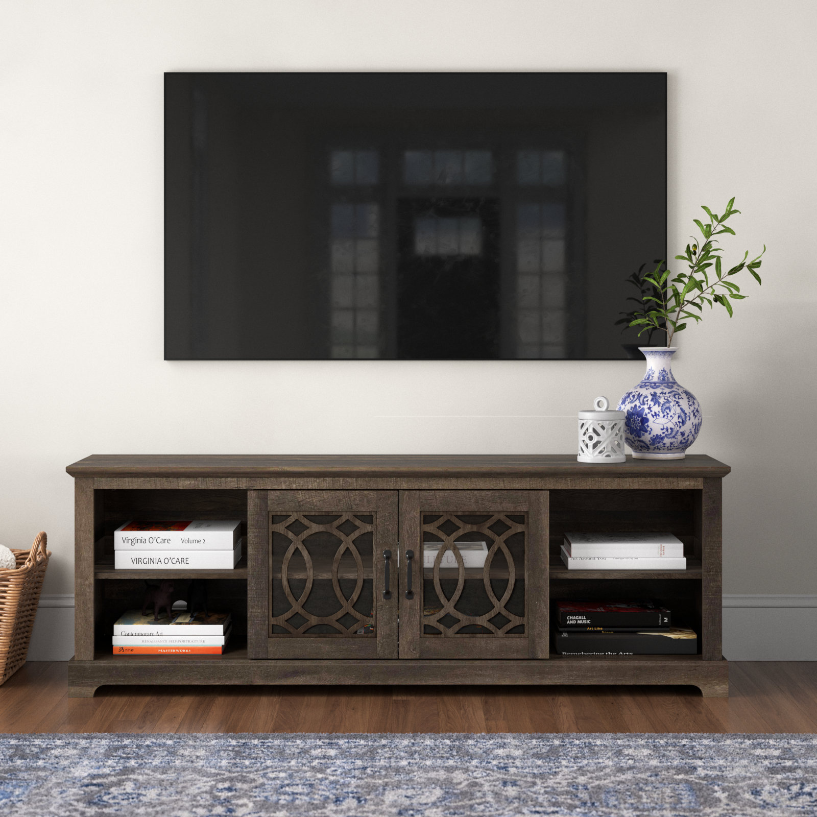 Lark Manor™ Allivia TV Stand for TVs up to 75" & Reviews | Wayfair