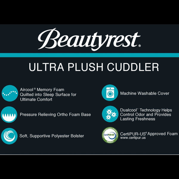 Beautyrest Ultra Plush Cuddler Pet Bed & Reviews | Wayfair