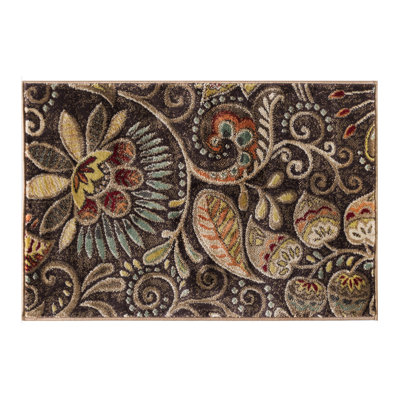 Bungalow Rose Juliet Brown Indoor/Outdoor Rug & Reviews | Wayfair