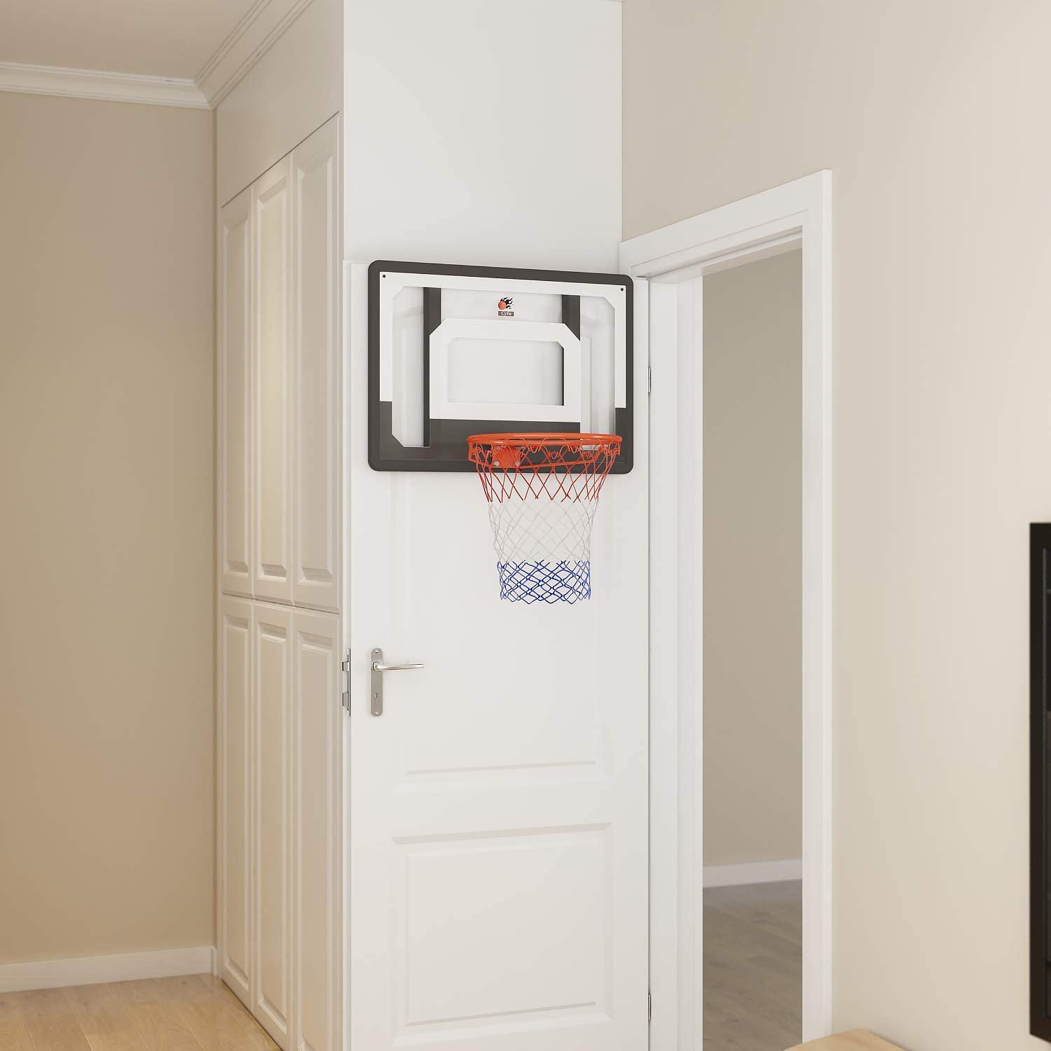 JETEHO Wall Mount Large Basketball Hoop With Door Hooks, 32" X 23 ...