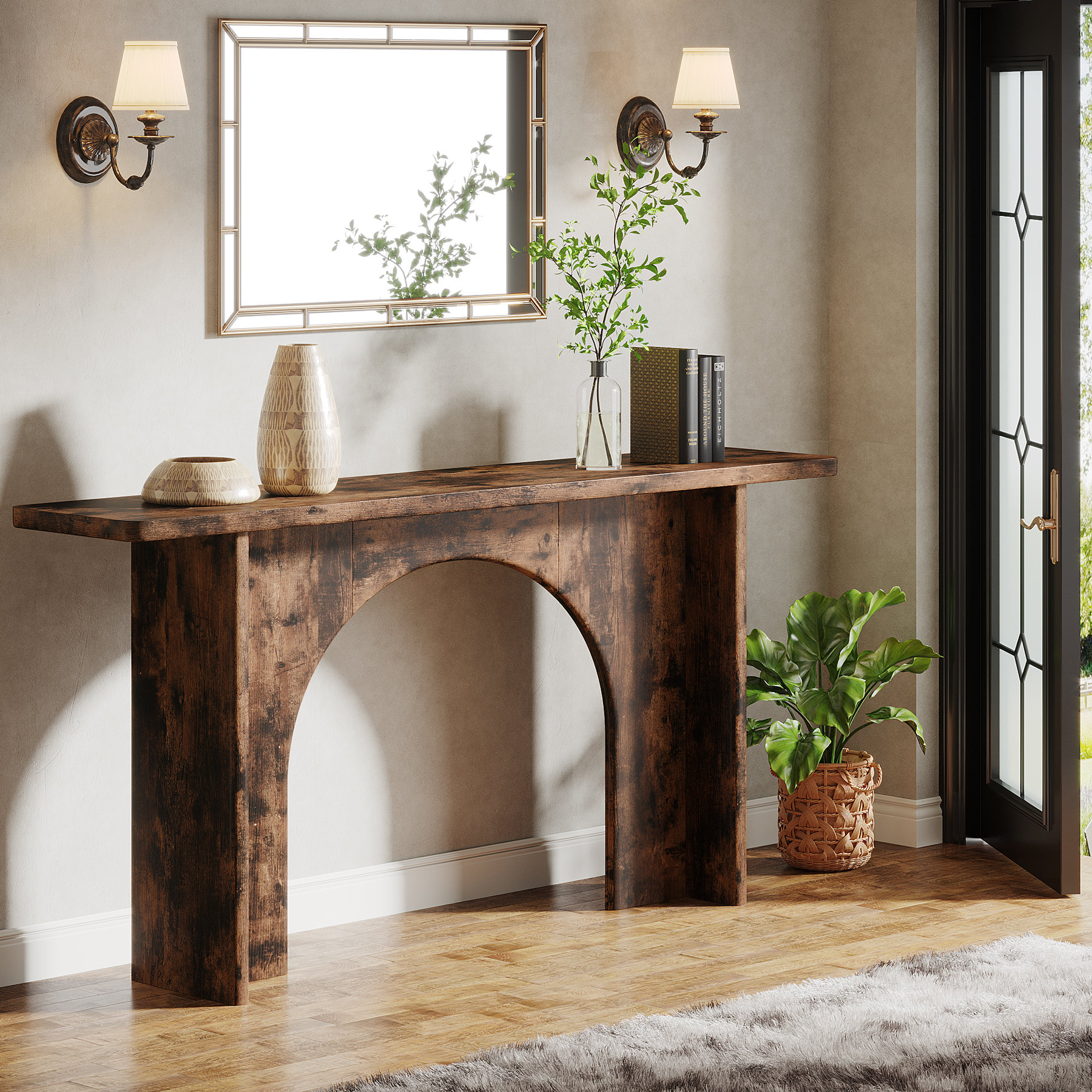 Loon Peak® Jhamal 63-inch Console Table | Wayfair