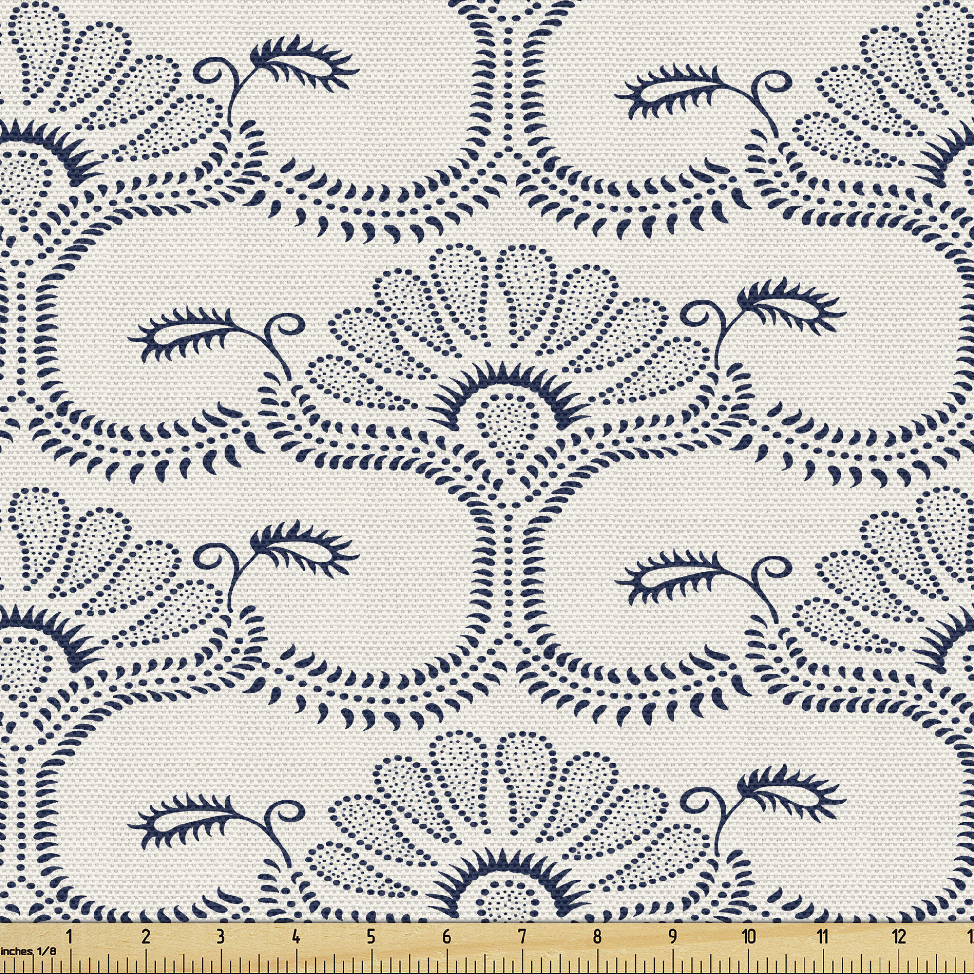 Marlow Home Co. Paramore Antique Inspired Dotwork Fabric | Wayfair.co.uk