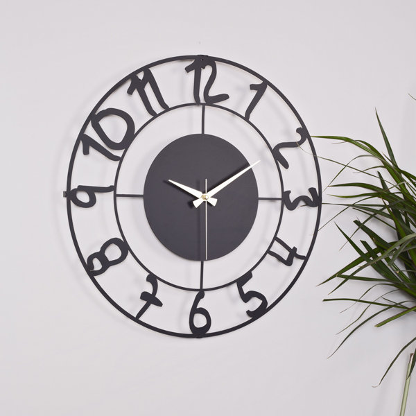 Borough Wharf Amarmula Metal Wall Clock | Wayfair.co.uk