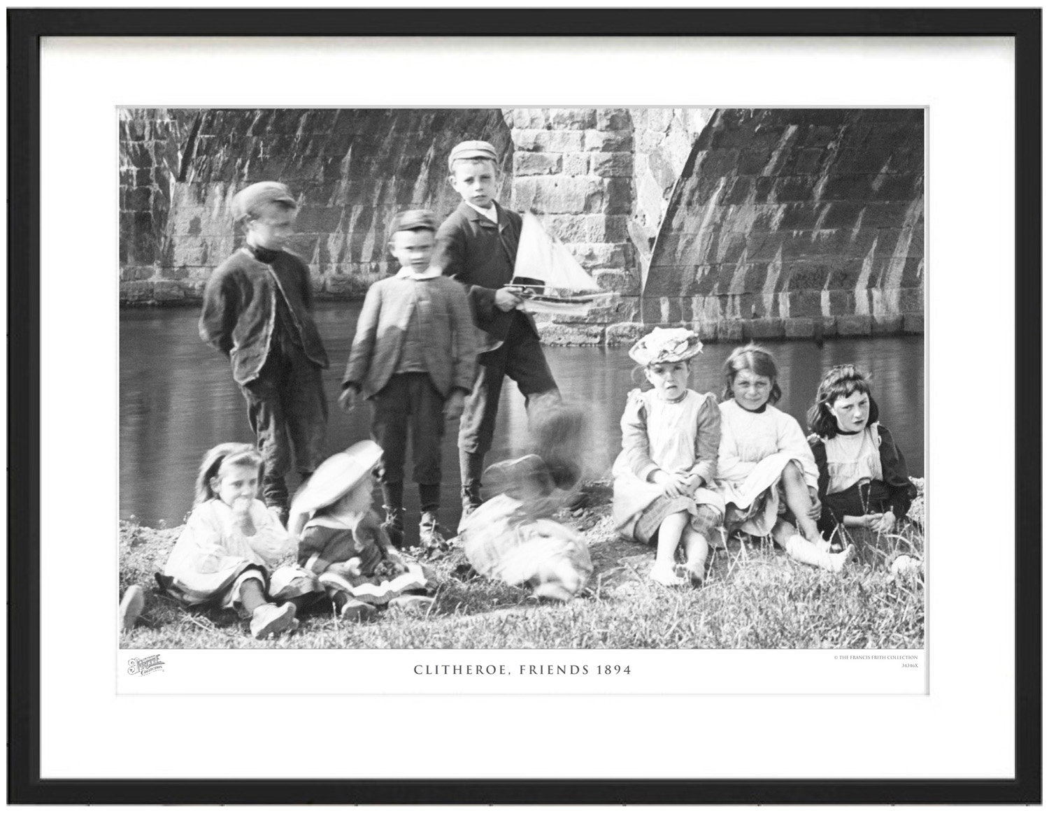 The Francis Frith Collection 'Clitheroe, Friends 1894' - Picture Frame ...
