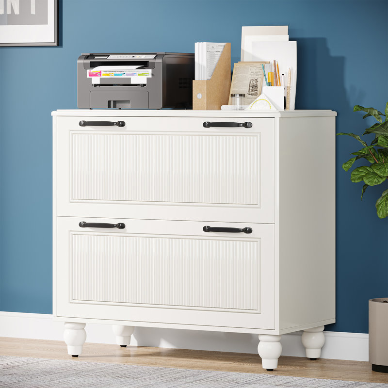 Alcott Hill® White 2-drawer File Cabinet | Wayfair
