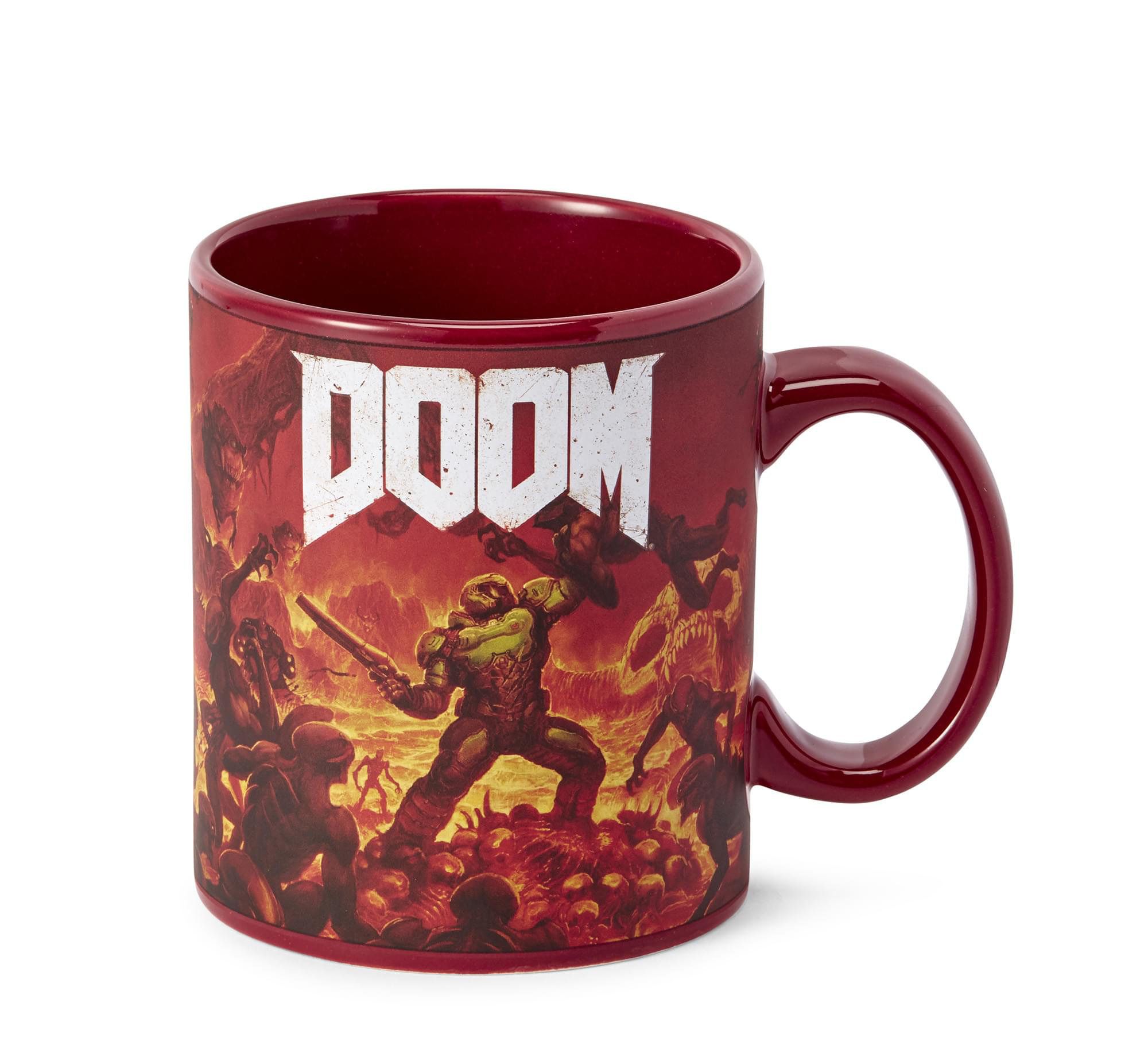 Just Funky DOOM Doomslayer 16Oz Ceramic Coffee Mug | Wayfair
