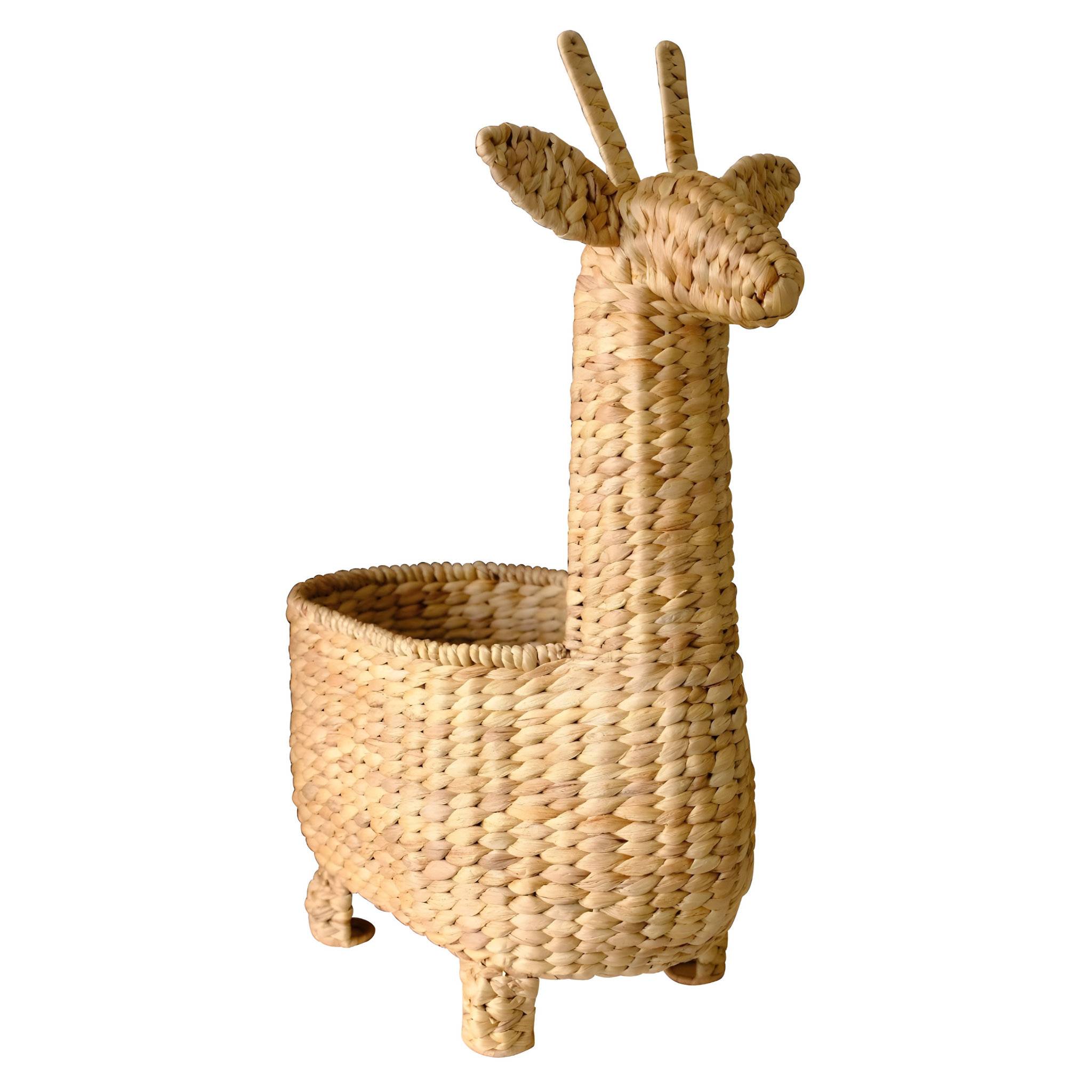 Dakota Fields Handwoven Giraffe Basket – Natural Animal-shaped Storage ...