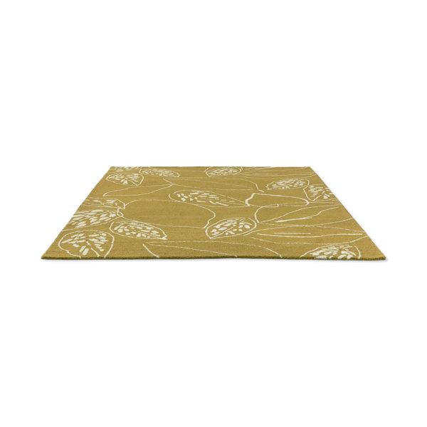 Scion Hand Tufted Wool Floral Area Rug in Brown | Perigold