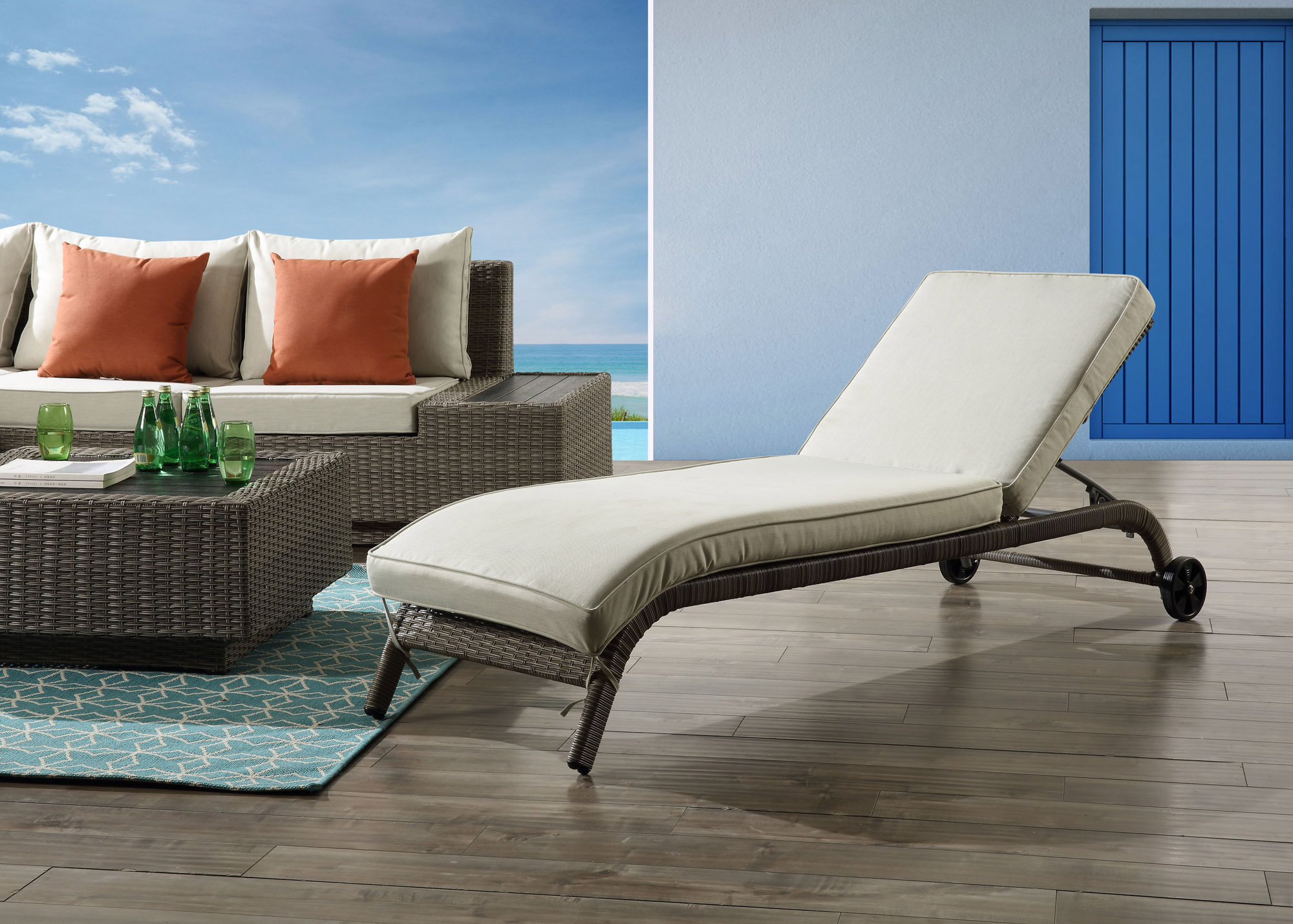 Highland Dunes Patio Sun Lounge | Wayfair