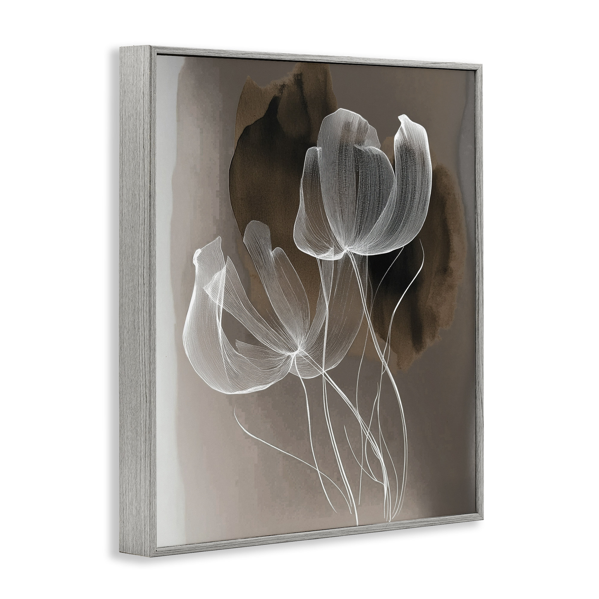 Stupell Industries Transparent Gossamer Flowers Giclee Art, design by ...