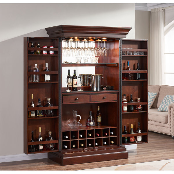 HB Home Ashton Bar Cabinet & Reviews | Wayfair
