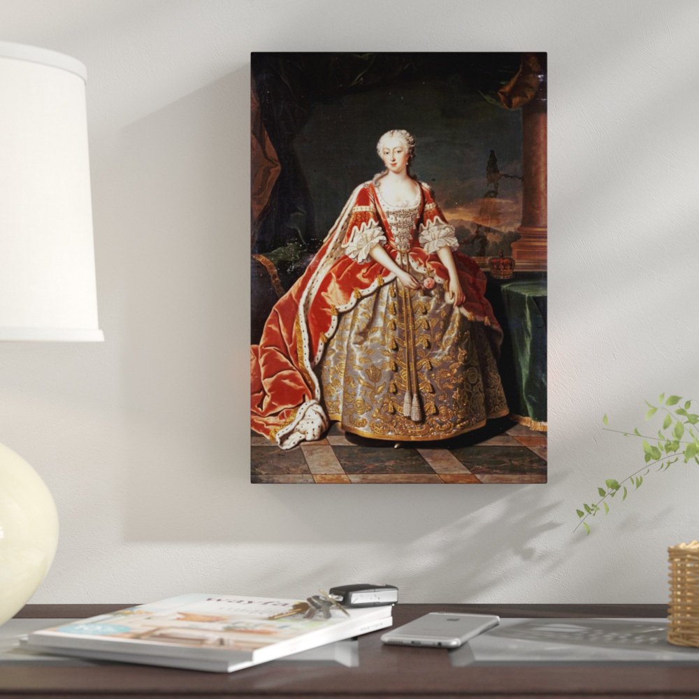 East Urban Home 'Portrait of Augusta Princess of Wales' Print on Canvas ...