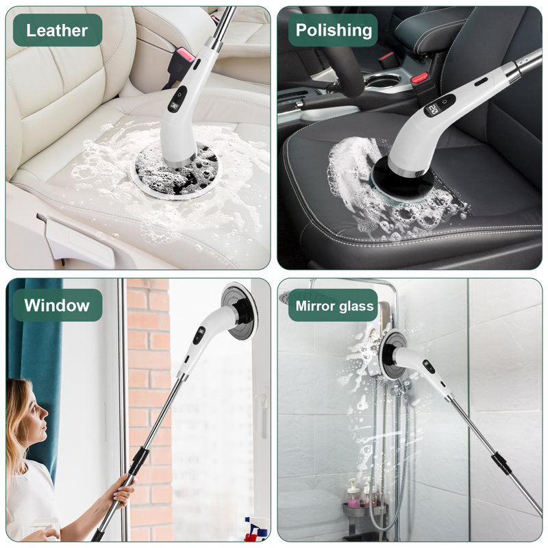 Symple Stuff Electric Scrubber Cordless Cleaning Scrubber Kitchen ...