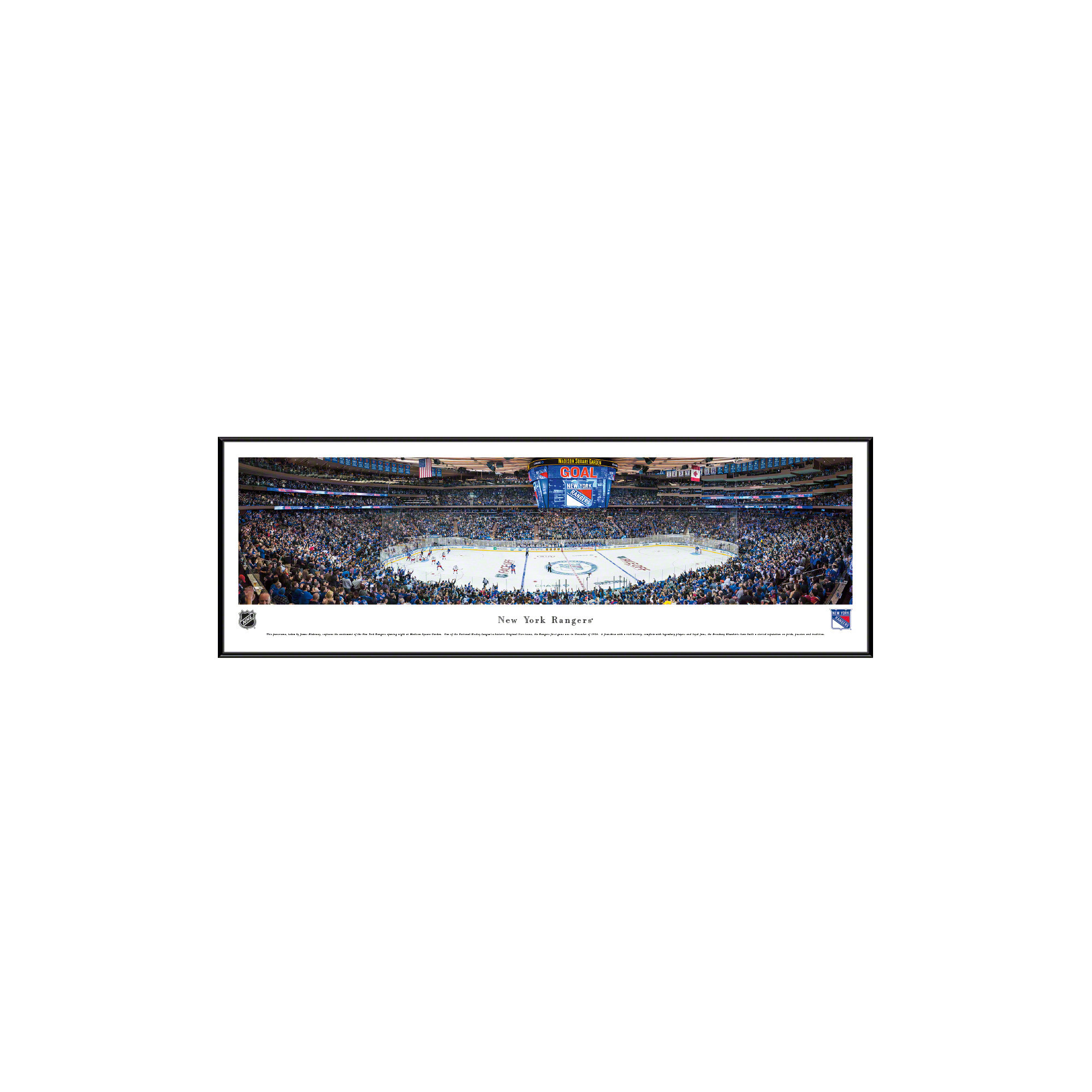 Vault W Artwork NHL New York Rangers - Center Ice - Picture Frame ...