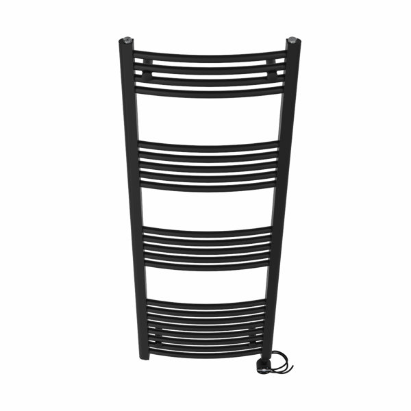 Metro Lane Daiona Curved Towel Rail Heated Towel Rails | Wayfair.co.uk
