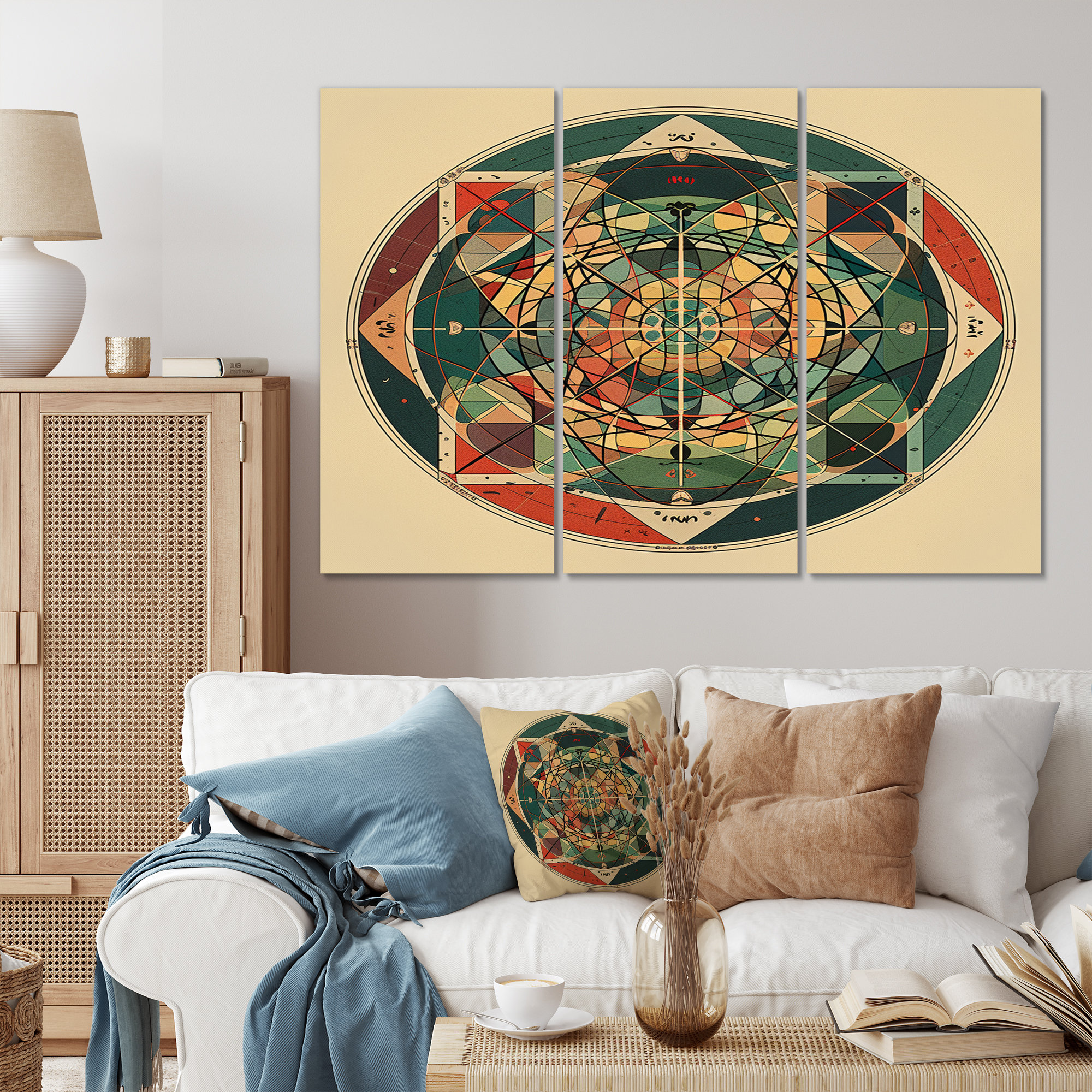 Bungalow Rose Sacred Mystery Vintage Alchemy Mandala I - Modern ...