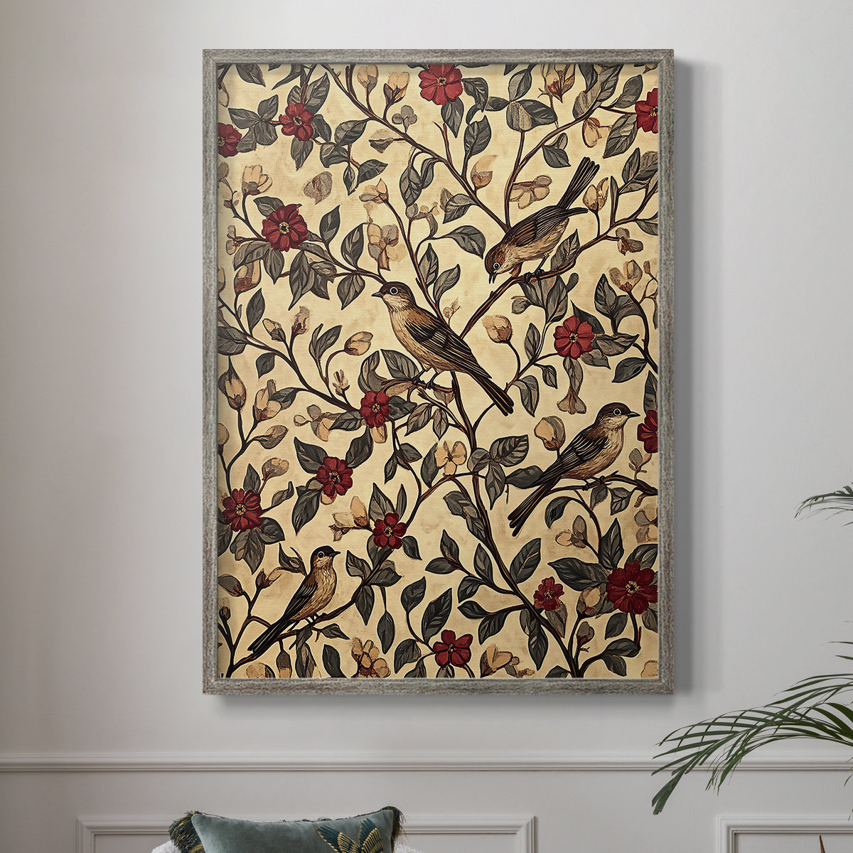 Lark Manor WM MORRIS Series LXXVIII Framed Print - Solid Wood - Wayfair ...