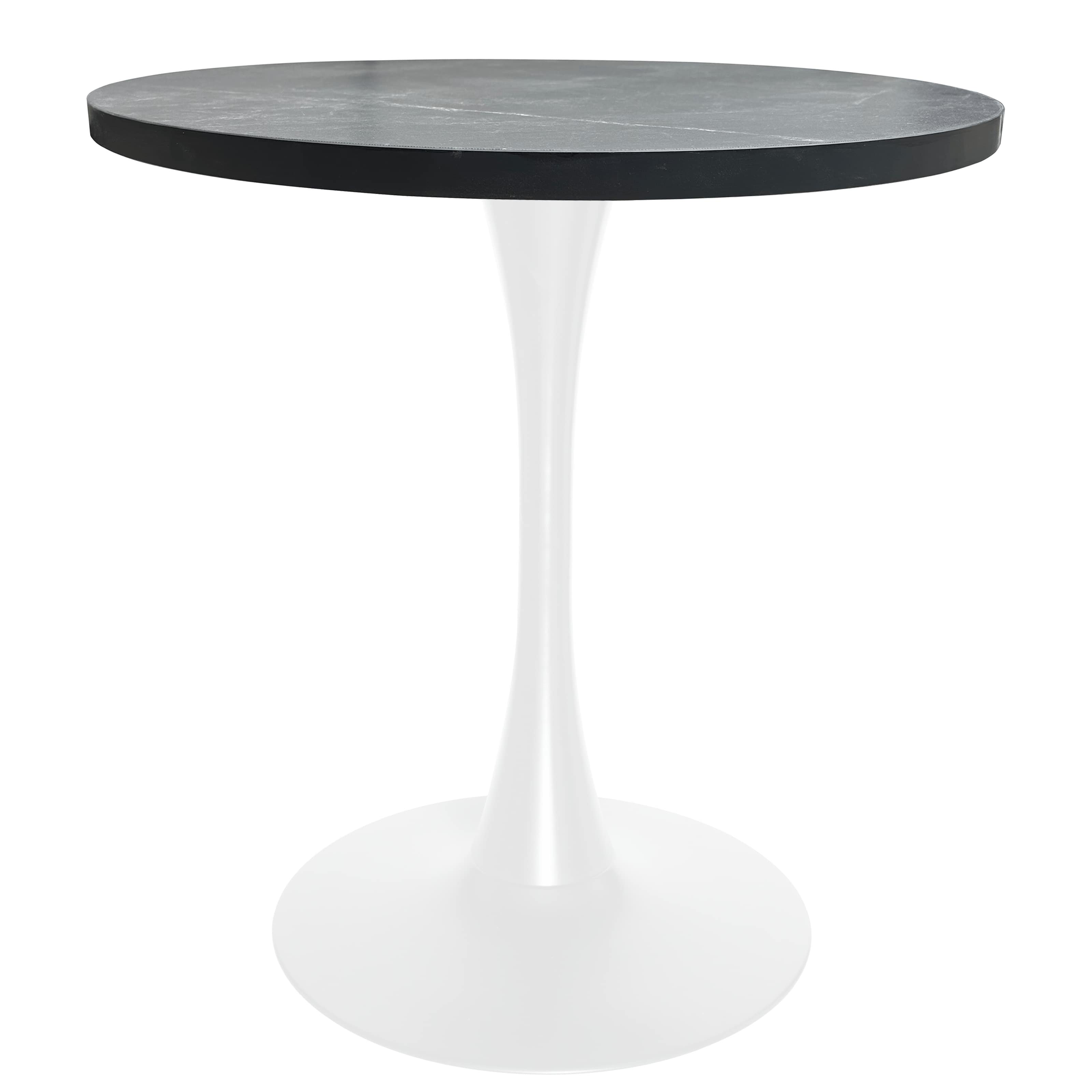 Wrought Studio™ Striplin 27" Round Dining Table With MDF Top And White ...