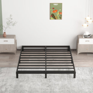 Heavy Duty / Squeak Resistant Bed Frames You'll Love | Wayfair