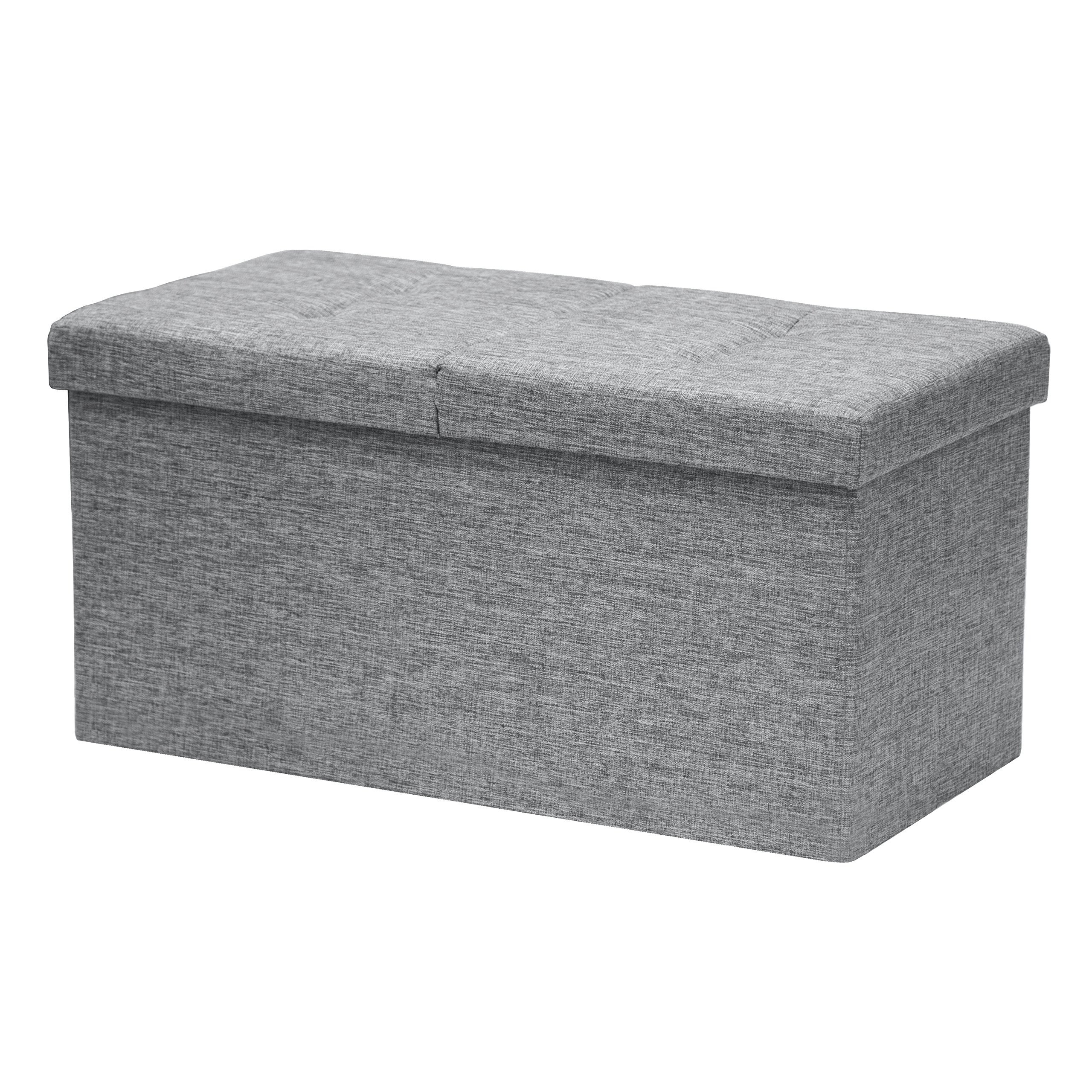 Ebern Designs 30" Storage Ottoman , Upholstered Tufted Bench, Foot Rest ...