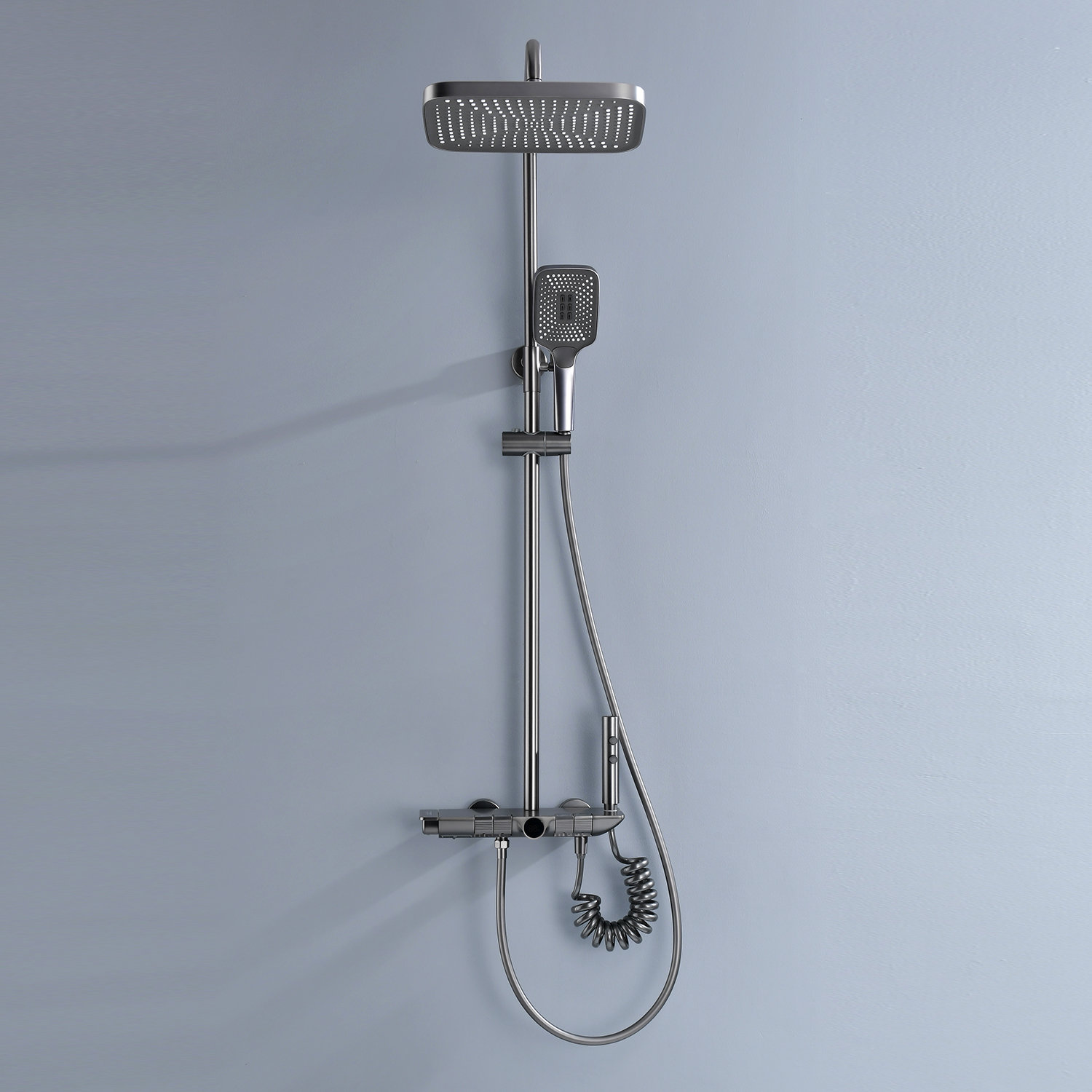 Lefton Thermostatic Complete Shower System with Temperature Display ...