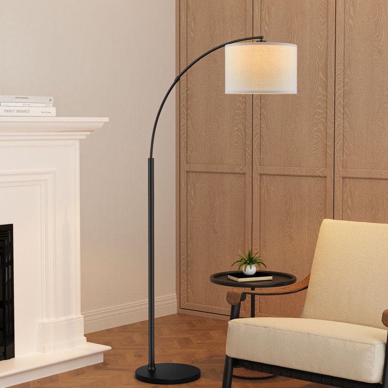Wrought Studio™ 67 In. Arc Floor Lamp With Adjustable Angle Shade ...