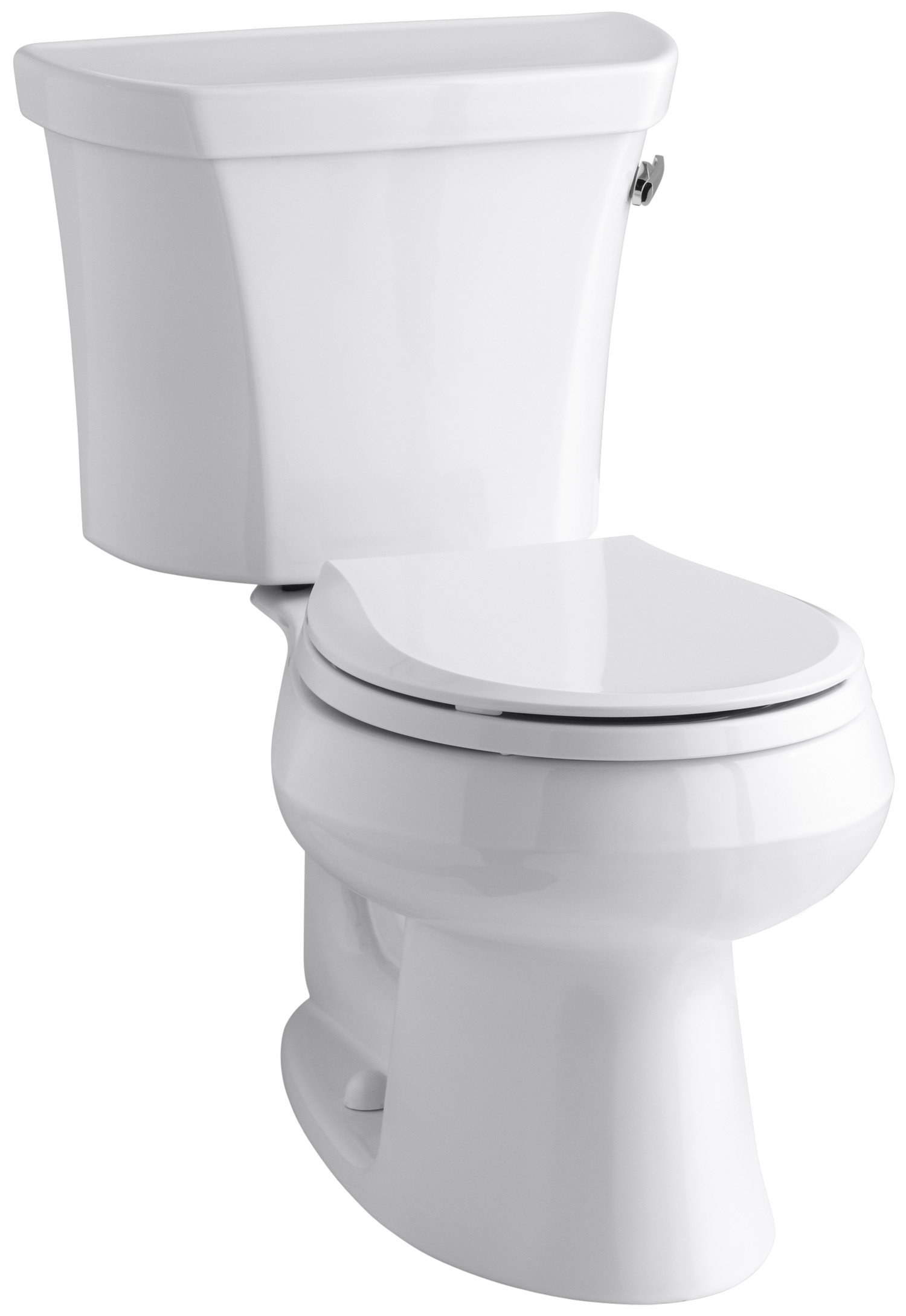 Kohler Wellworth® Two-Piece Round-Front 1.6 GPF Toilet with Class Five ...