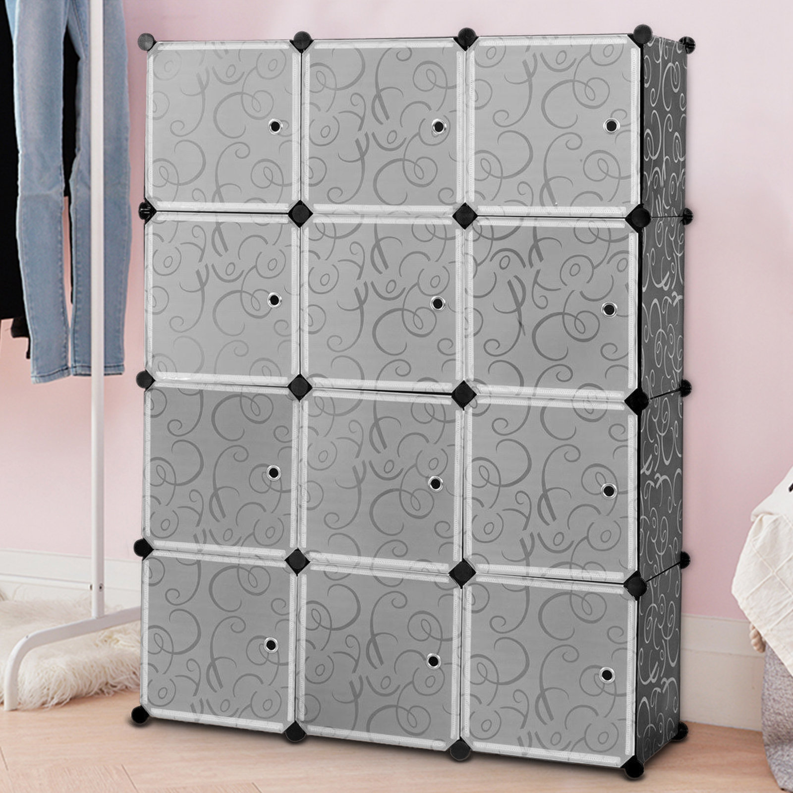 Rebrilliant Pateros Plastic Closet System | Wayfair